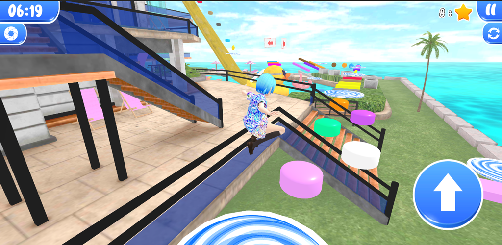 Swimming Pool Anime Parkour android iOS apk download for free-TapTap