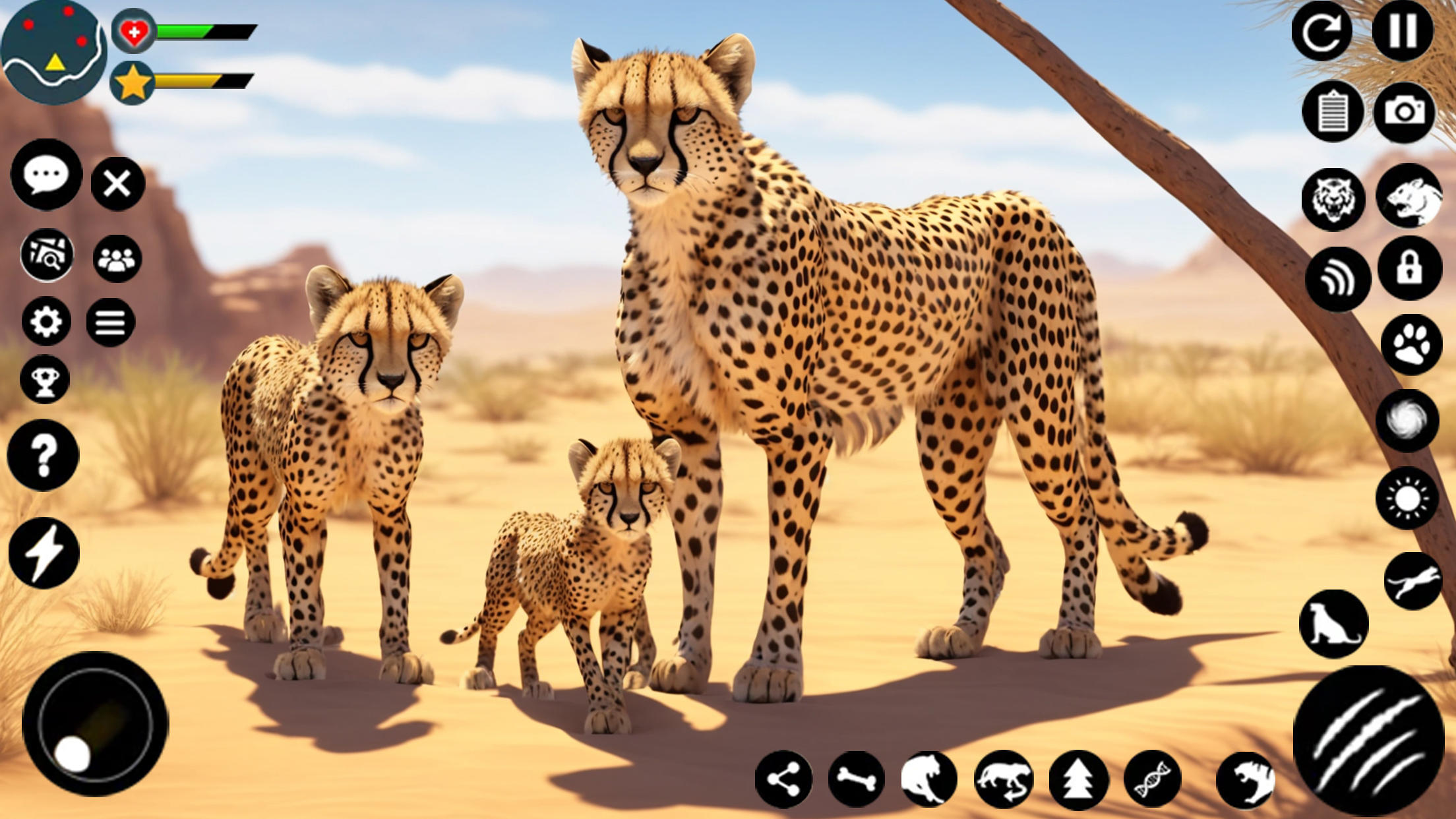 Wild Cheetah Family Simulator android iOS apk download for free-TapTap