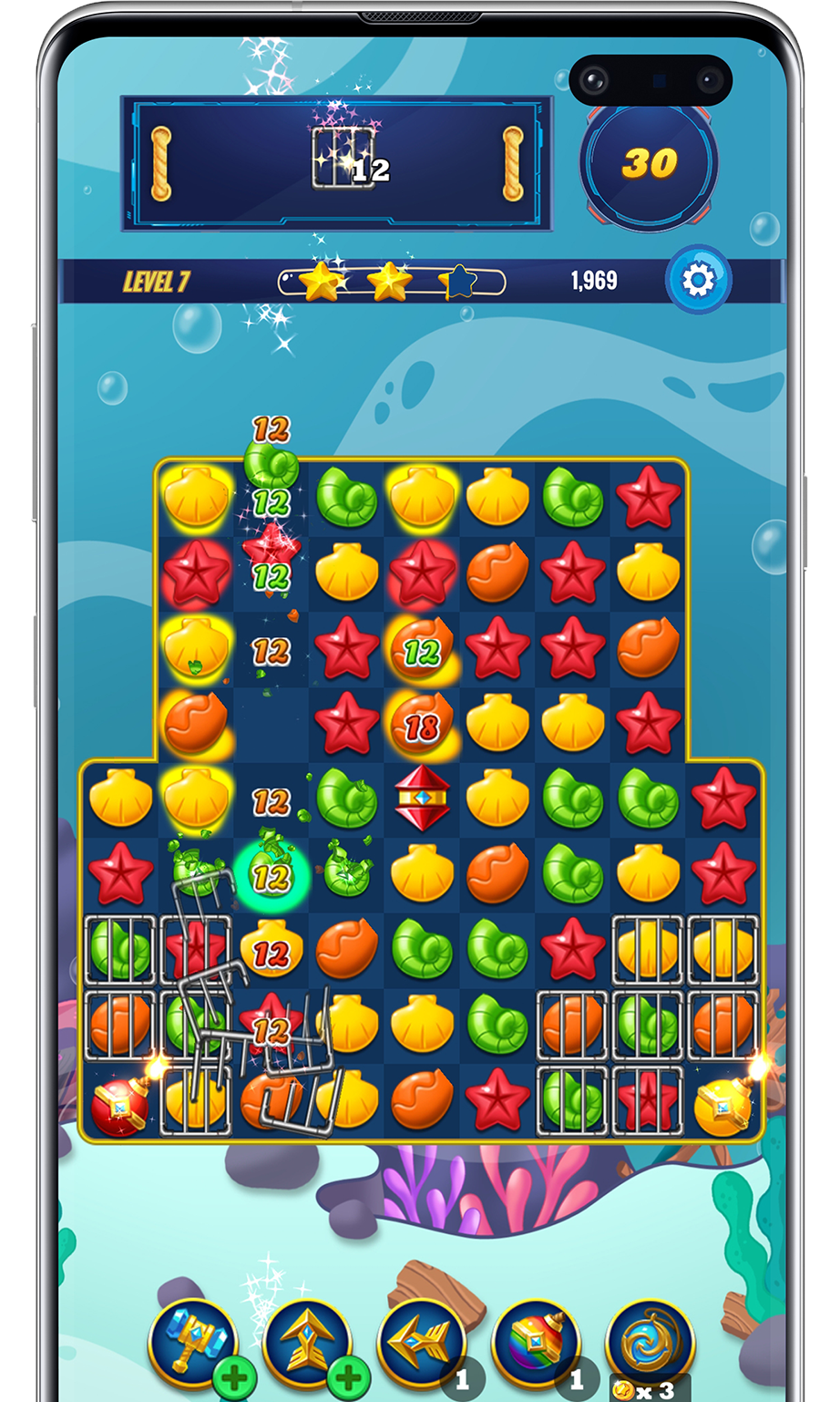 Ocean Crush Match 3 android iOS apk download for free-TapTap