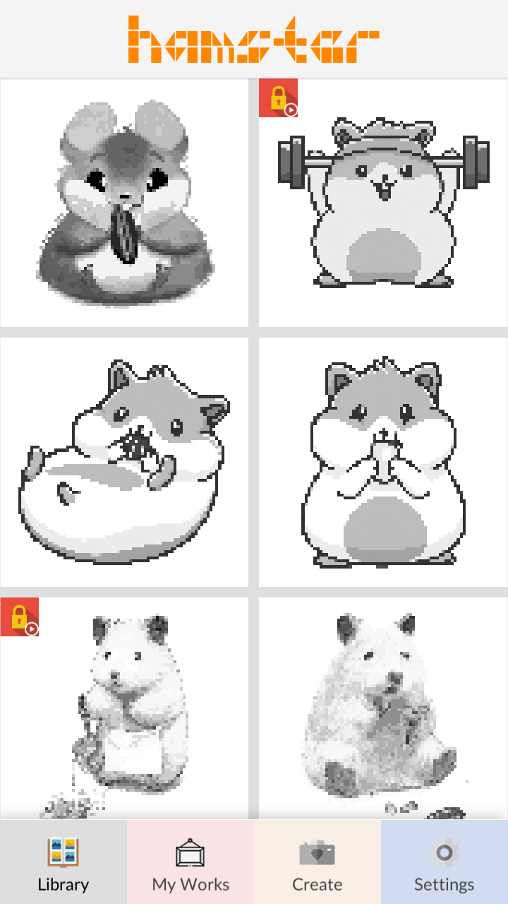 Hamster Pixel Art android iOS-TapTap