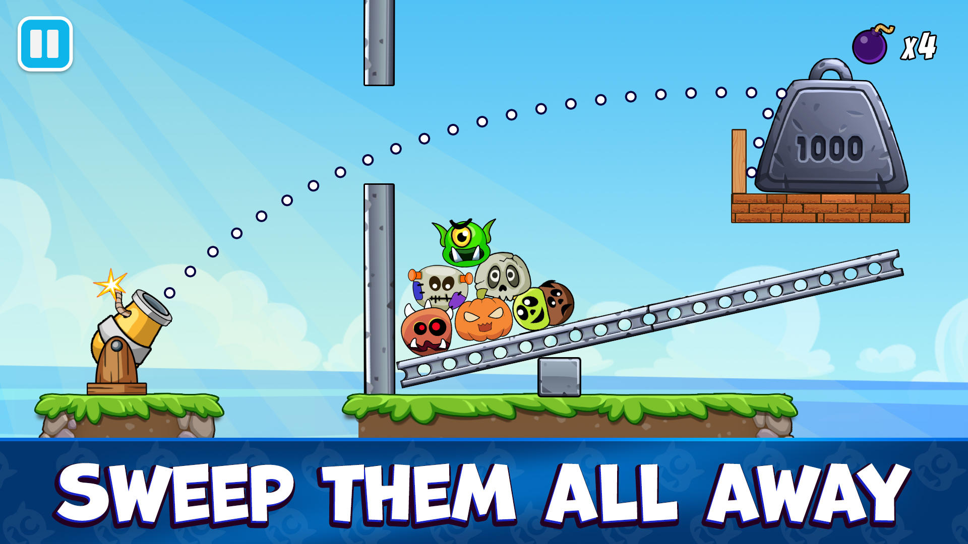 Tricky Traps: Catapult puzzle для Android/iOS - TapTap