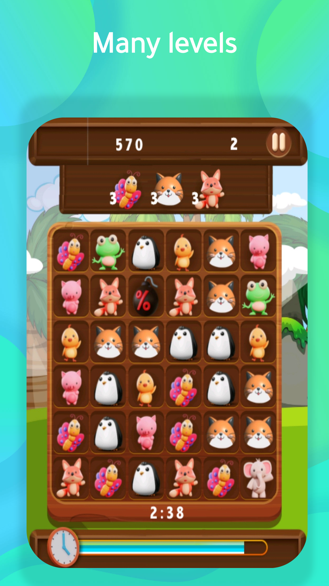Anima Smash: match 3 animals android iOS-TapTap
