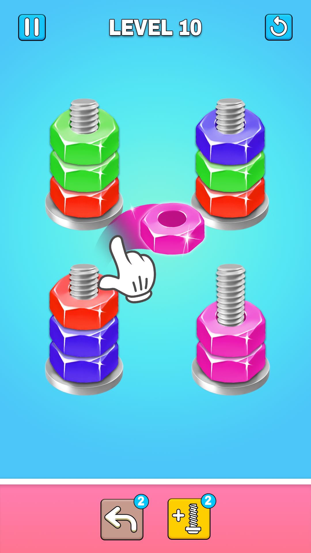 Nut n Bolt: Color Sorting Game for Android/iOS - TapTap