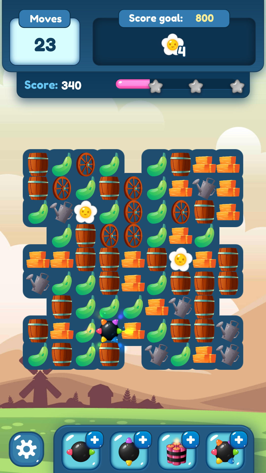 Farm Match Harvest Hay Candy android iOS-TapTap