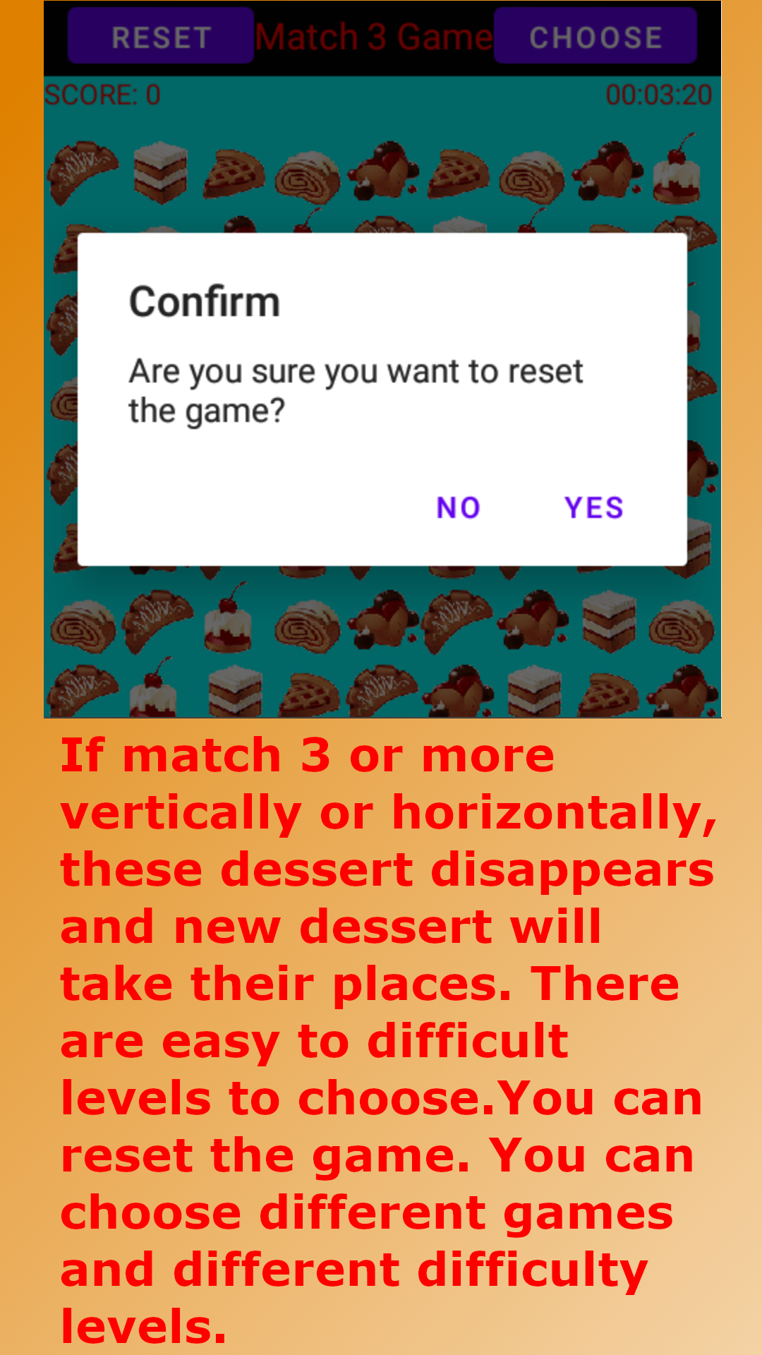 Match Three Dessert Game android iOS-TapTap