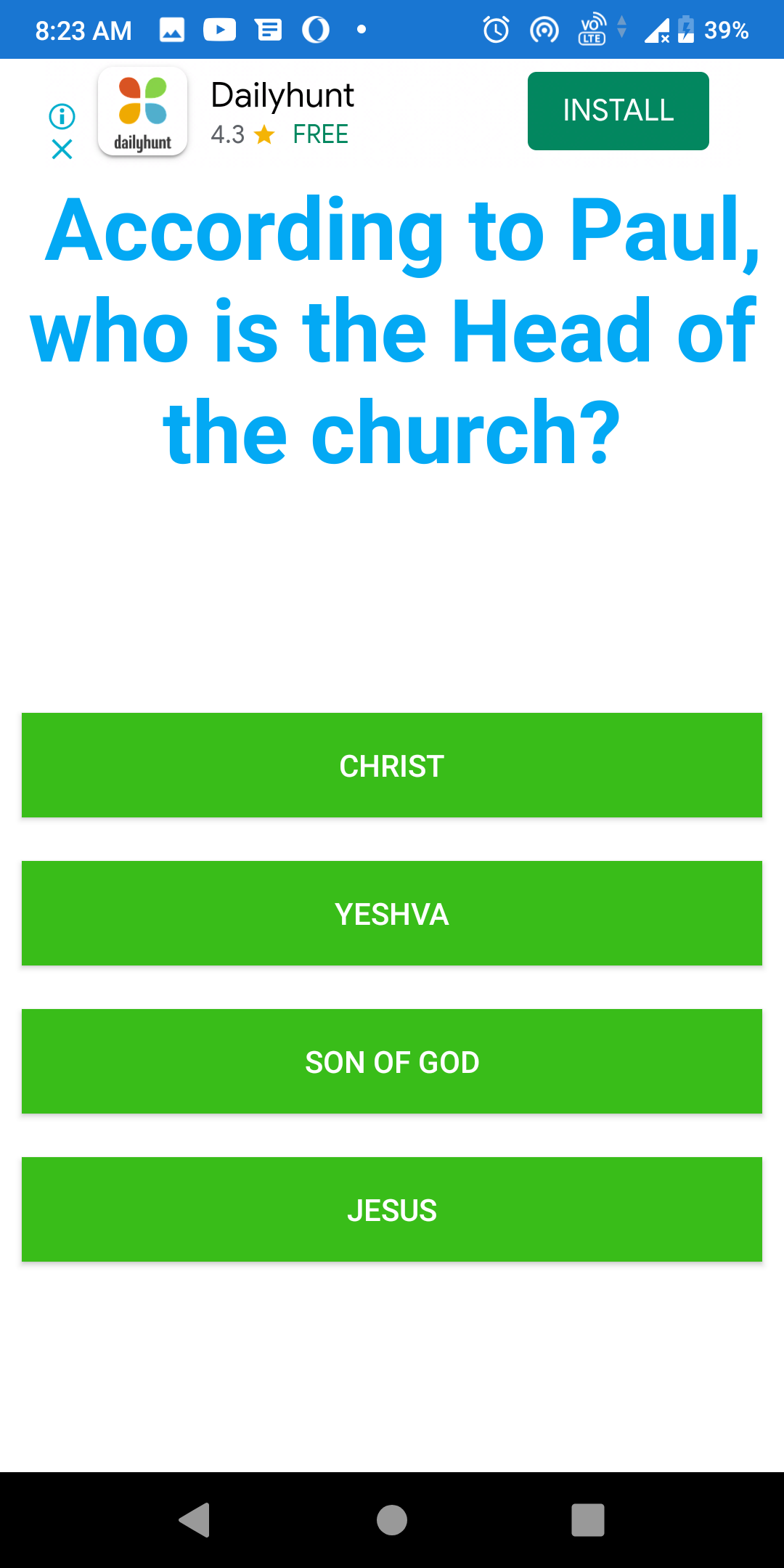 Fun Bible Trivia game android iOS-TapTap