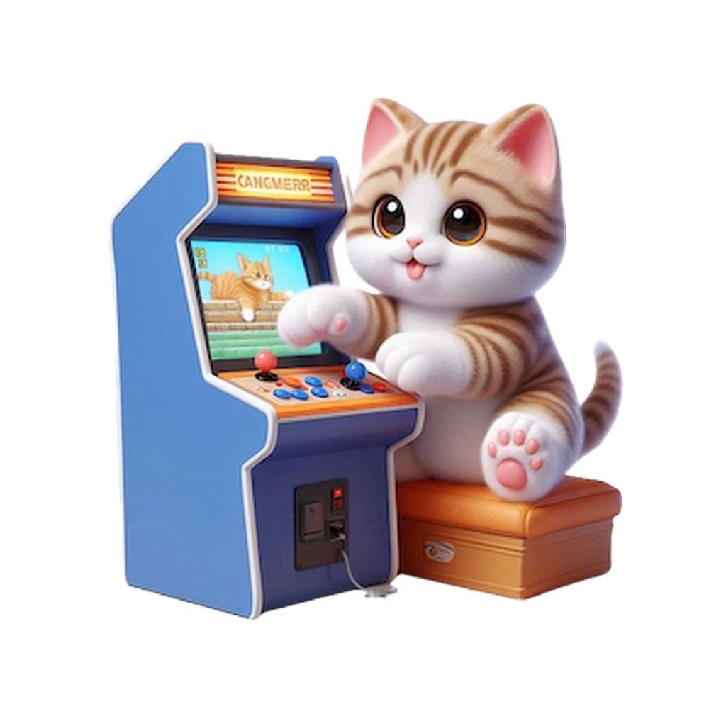 Arcade Game Kitten Stickers for Android/iOS - TapTap