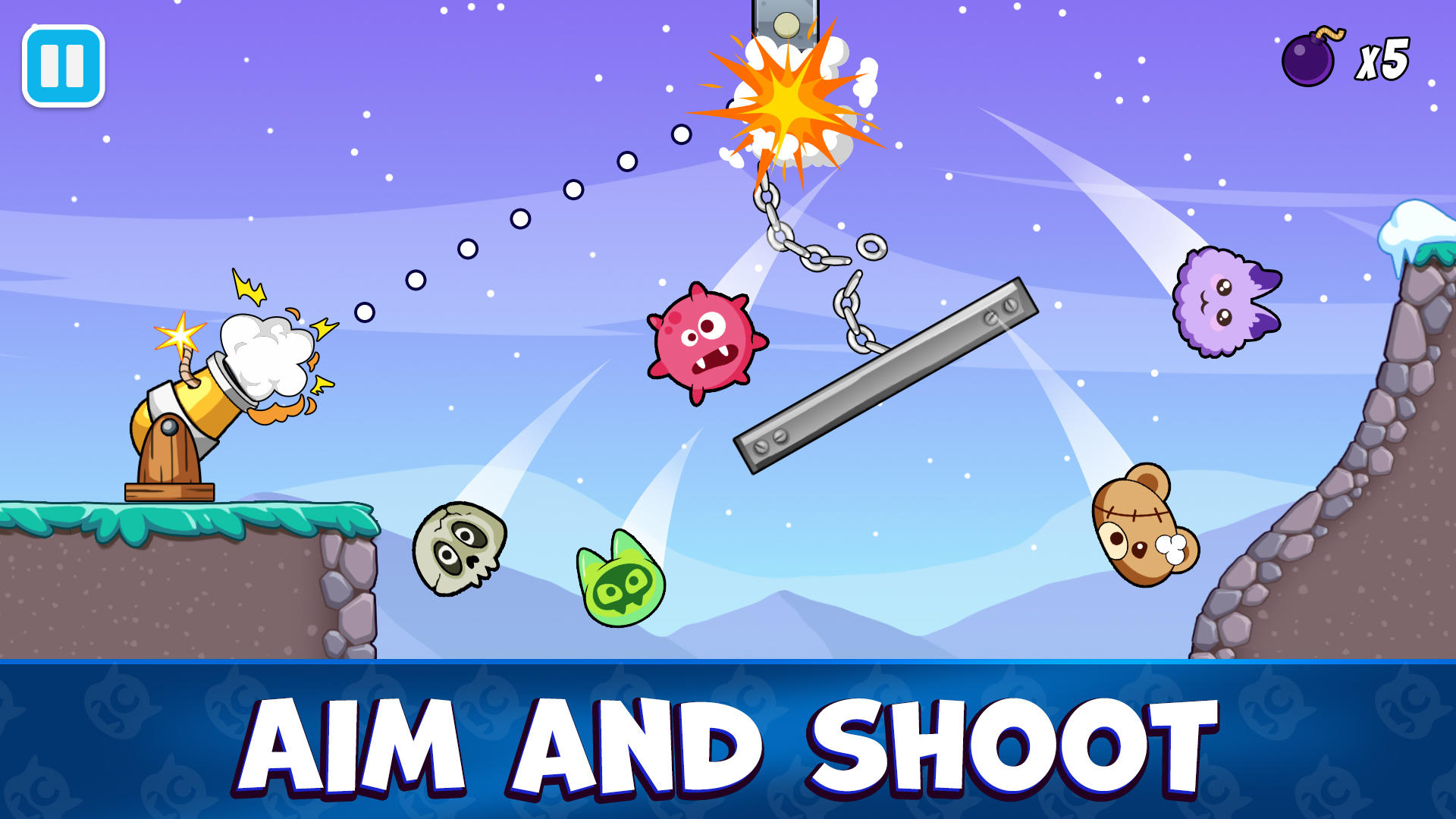 Tricky Traps: Catapult puzzle для Android/iOS - TapTap