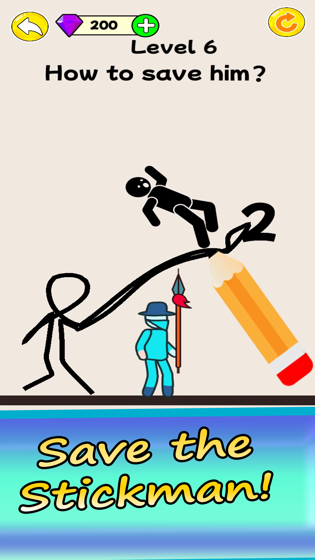 Stickman Rush- Draw Line android iOS-TapTap