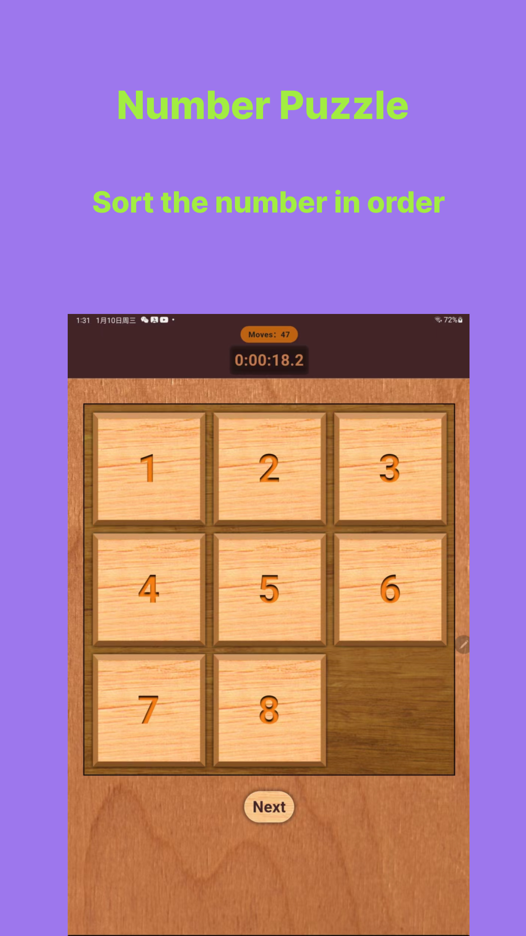 Number Slide Puzzle android iOS apk download for free-TapTap