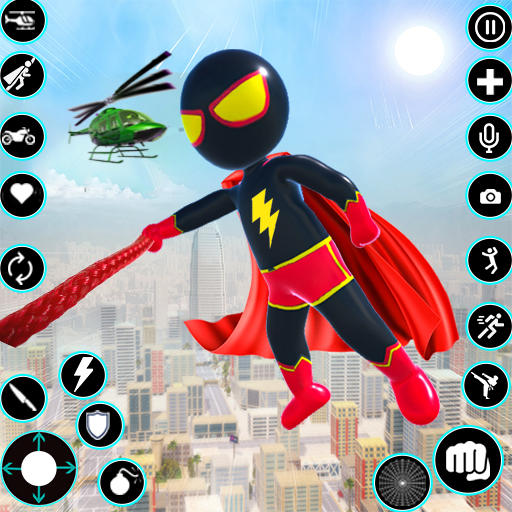 Spider Hero stickman Rope Hero 1.2 for Android/iOS - TapTap