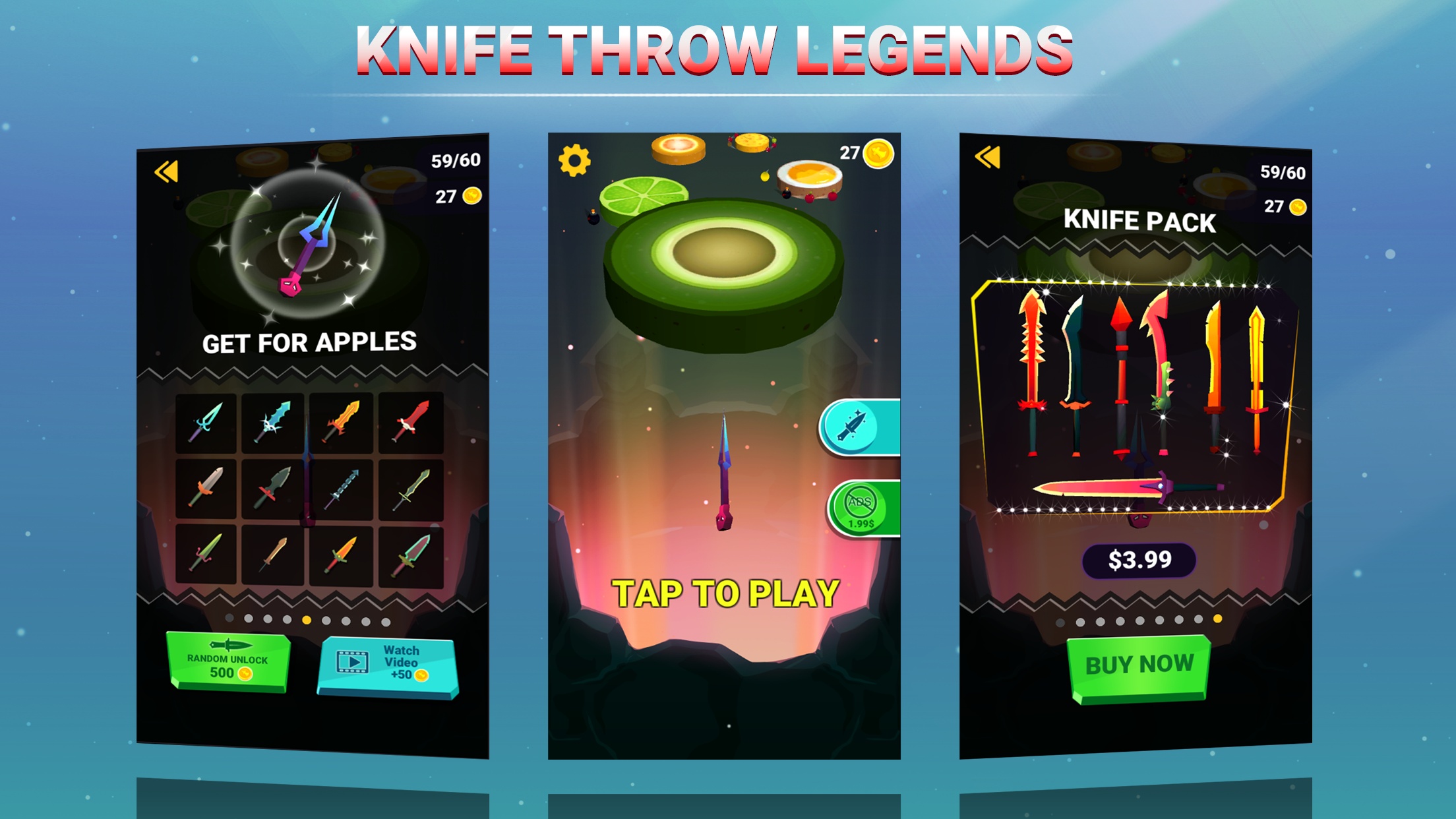 Knife Throw Legends 3D Part 2 for Android/iOS - TapTap