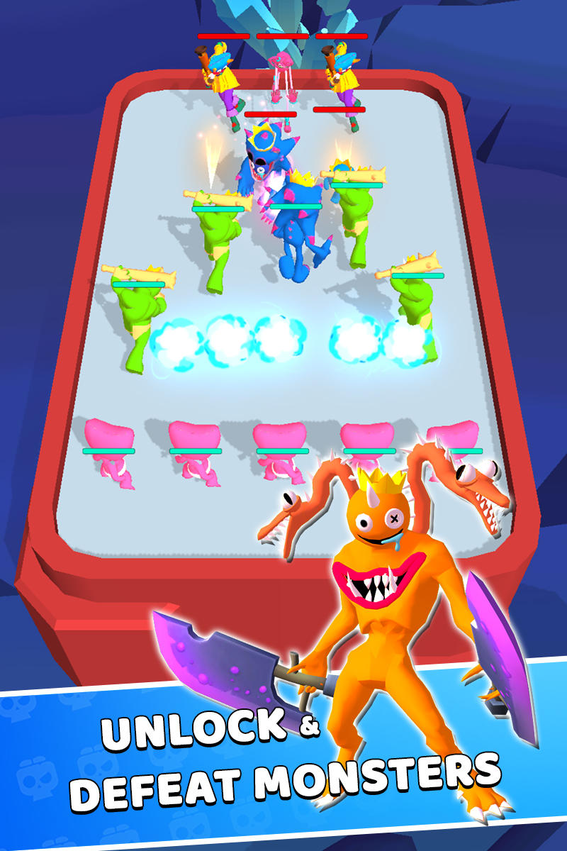 Monster Rampage: Merge Rainbow android iOS-TapTap