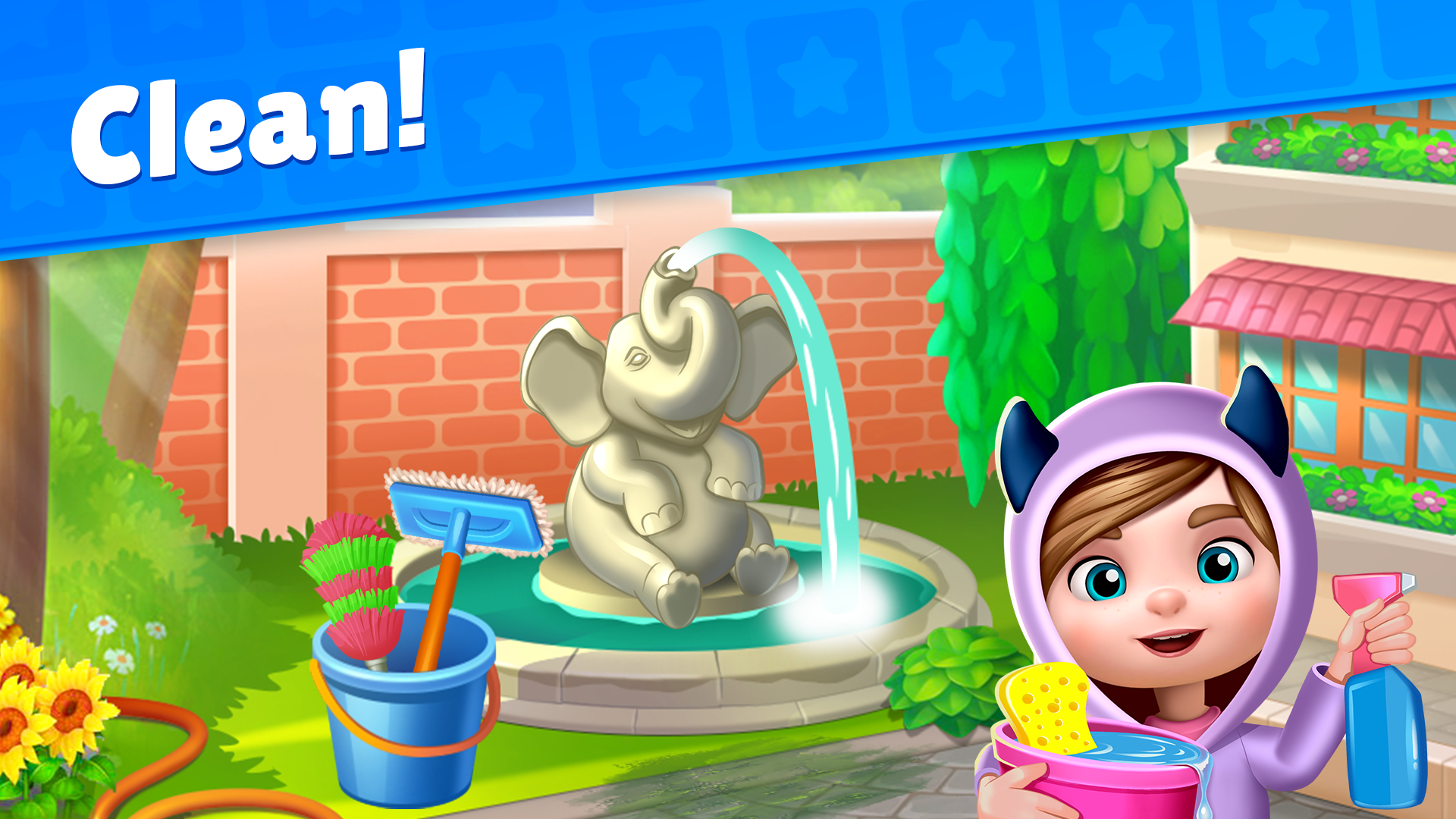 Mono's Cleaning Home kids Game android iOS-TapTap