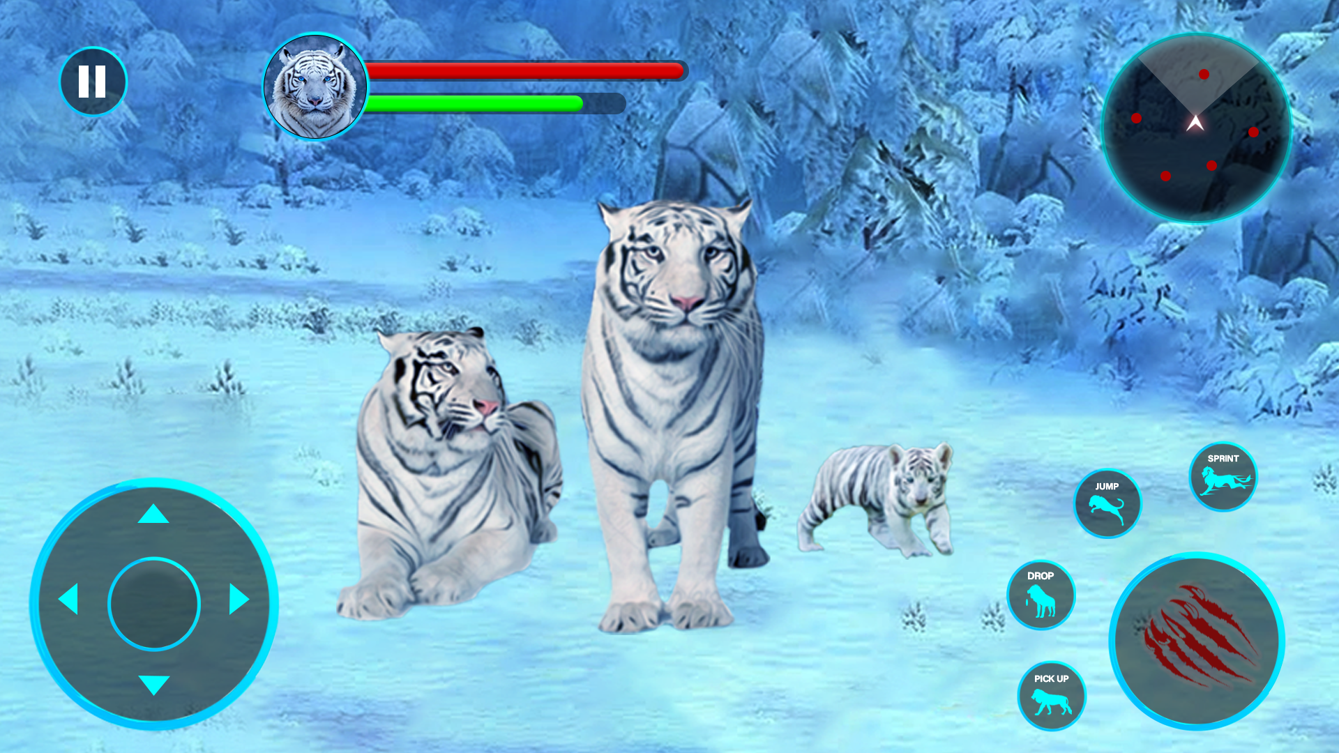 White Tiger Family Simulation android iOS-TapTap