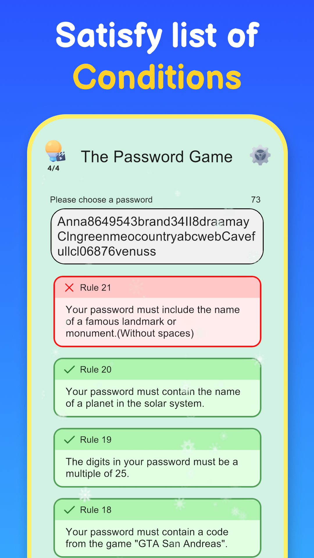 The Password Game Latest Version for Android/iOS - TapTap