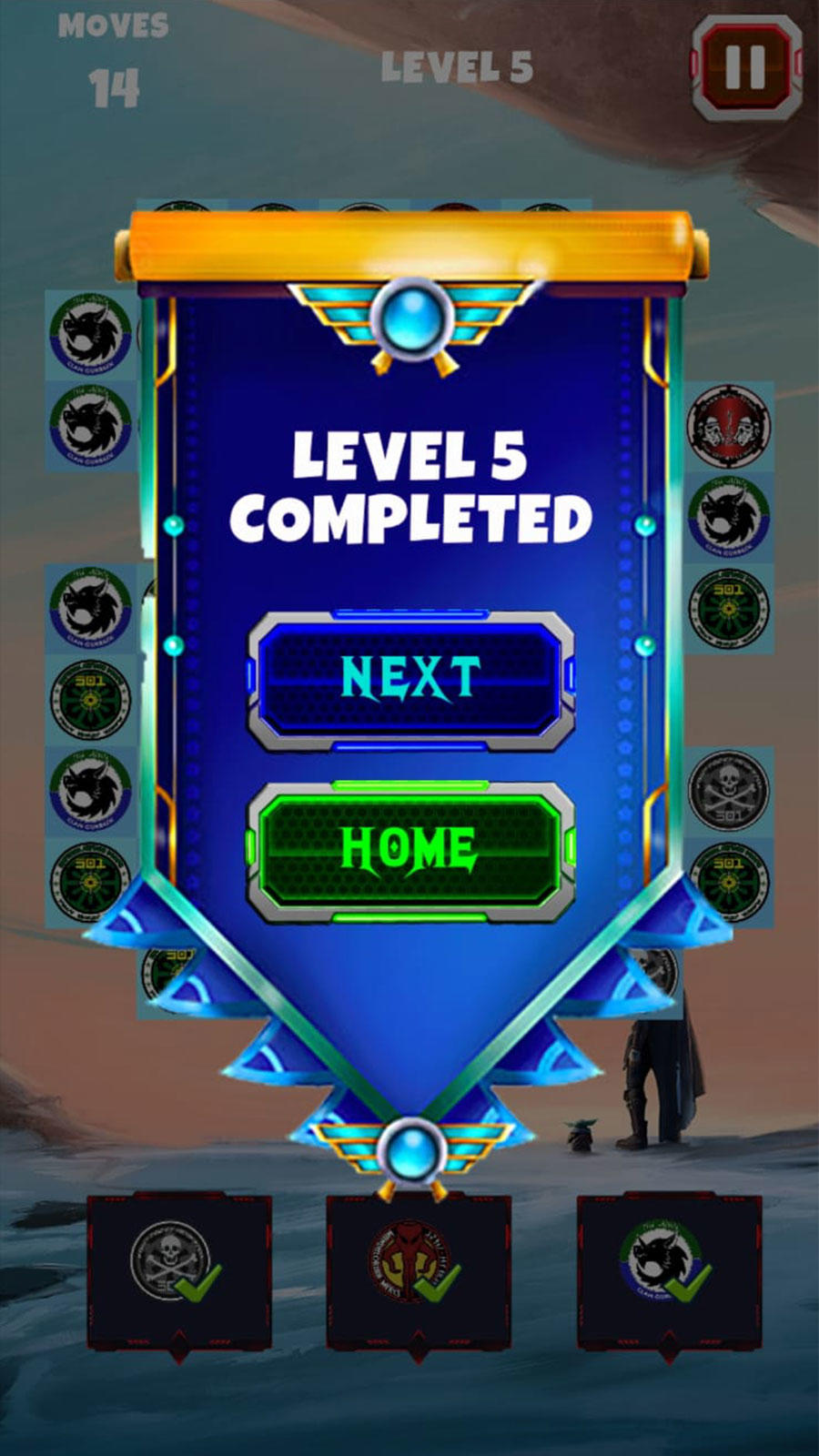 Mandalorian Game Match 3 game mobile android iOS apk download for free ...