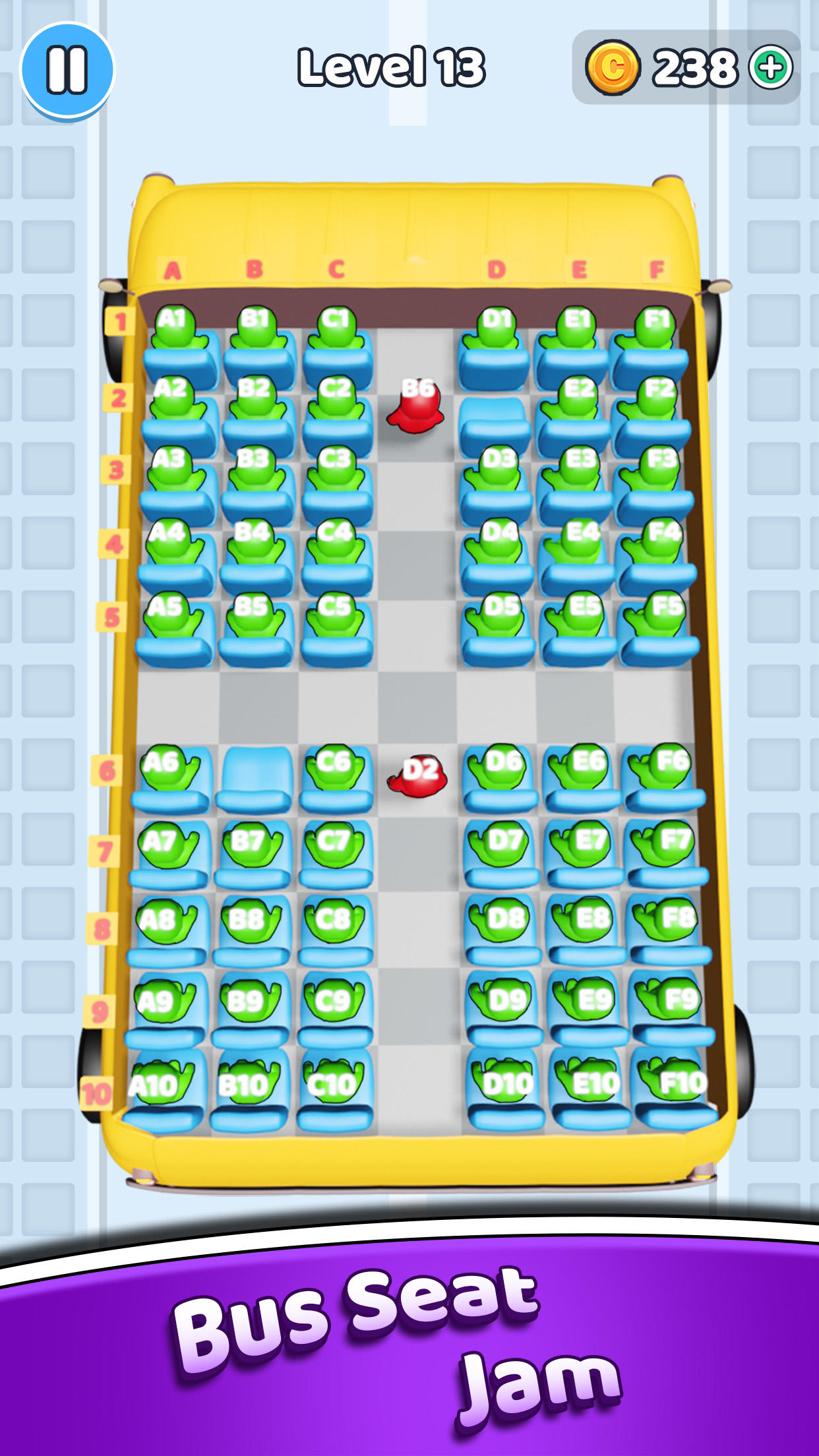 Bus Seat Jam 3D - Sorting Game for Android/iOS - TapTap