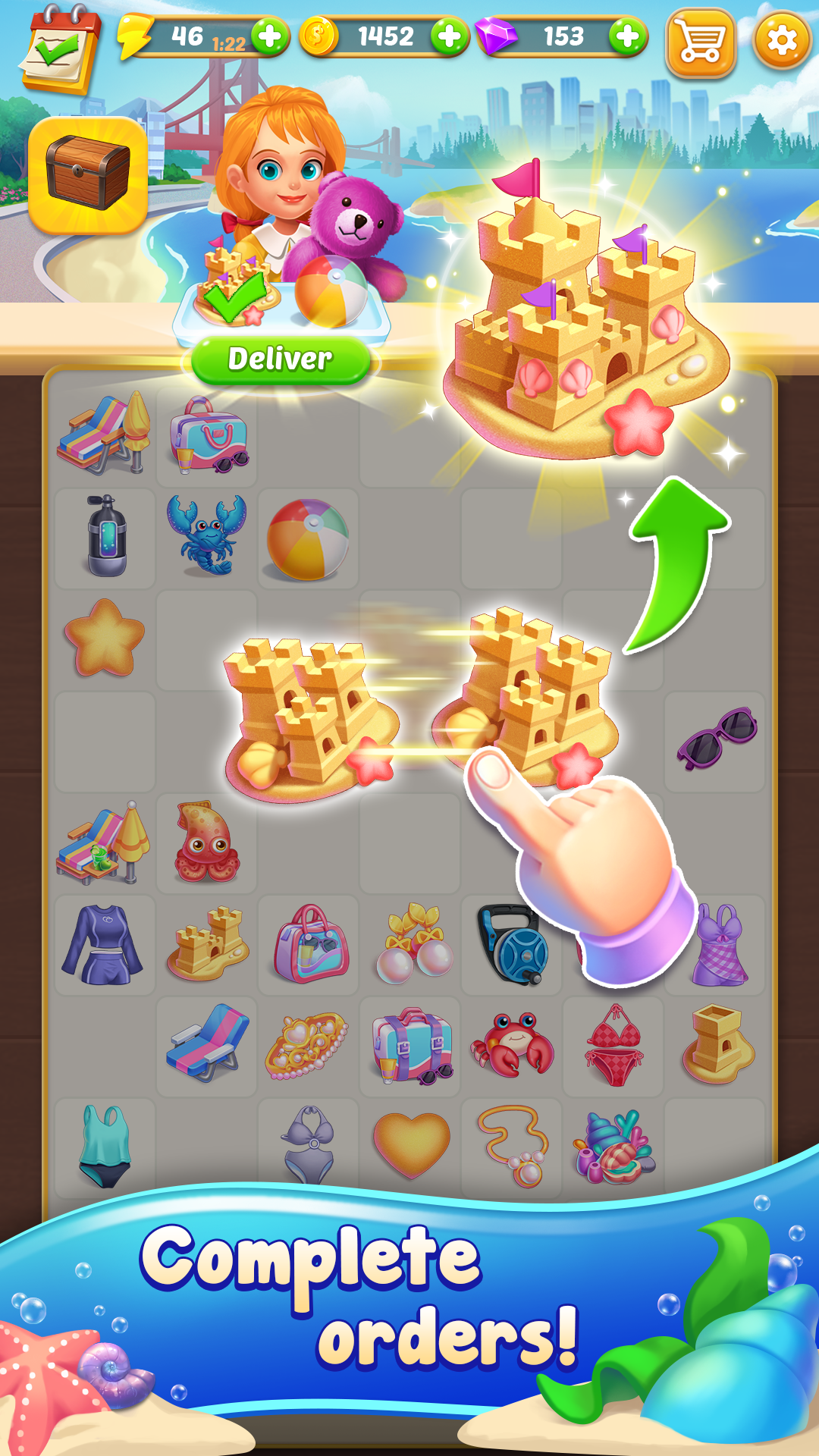 Seaside Cafe: Merge Cooking for Android/iOS - TapTap