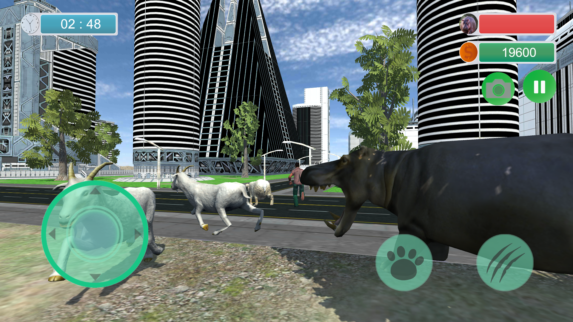 Wild Hippo Attack Simulator 3D android iOS apk download for free-TapTap