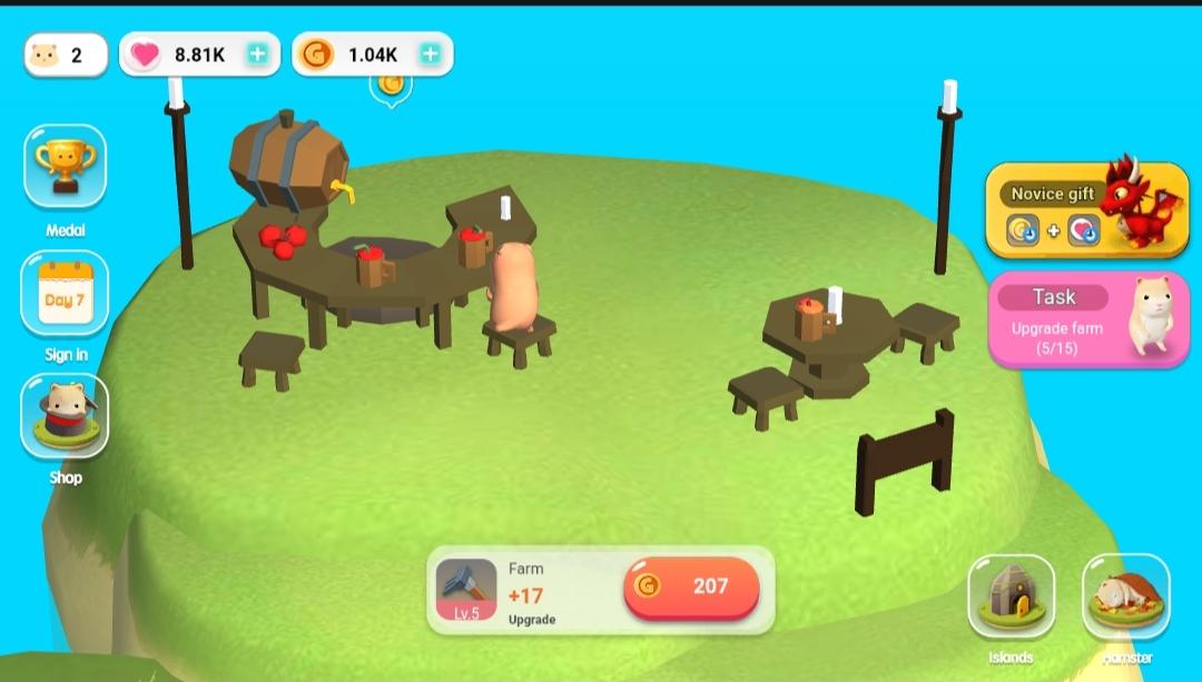 Hamster Island android iOS-TapTap