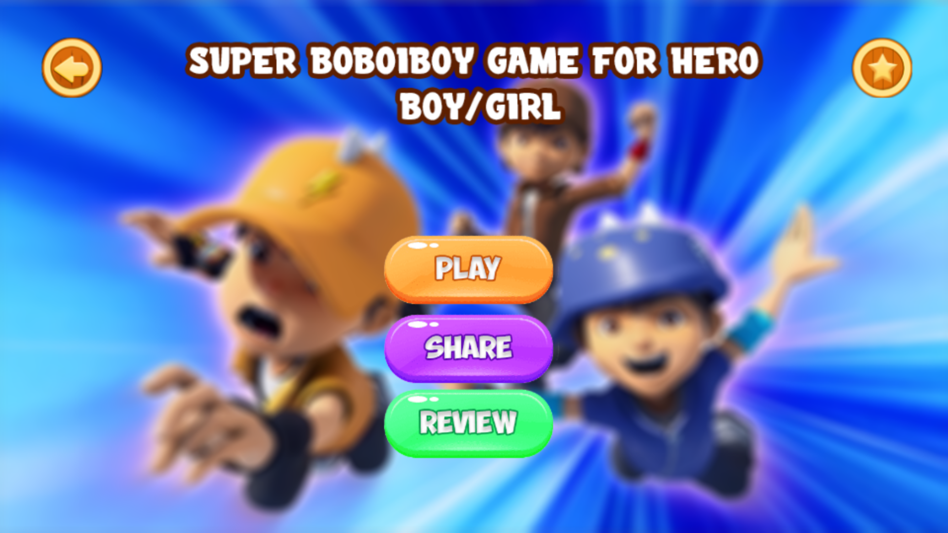 super boboiboy game adventure android iOS-TapTap