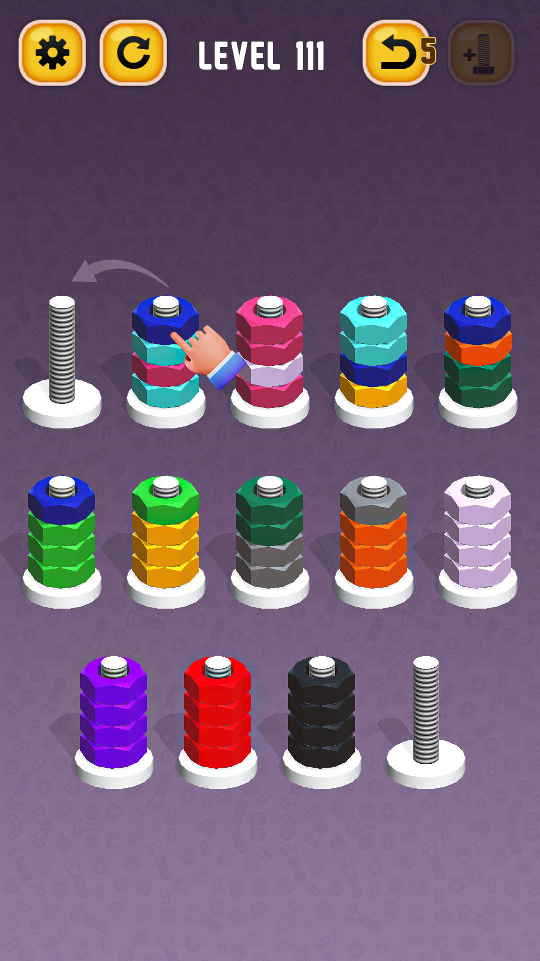 Bolts Color Sorting Nuts Sort android iOS apk download for free-TapTap