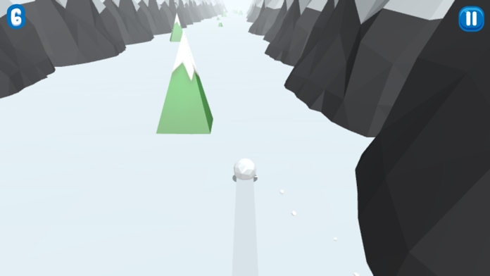Avoid pine trees:Snowball Dash android iOS apk download for free-TapTap