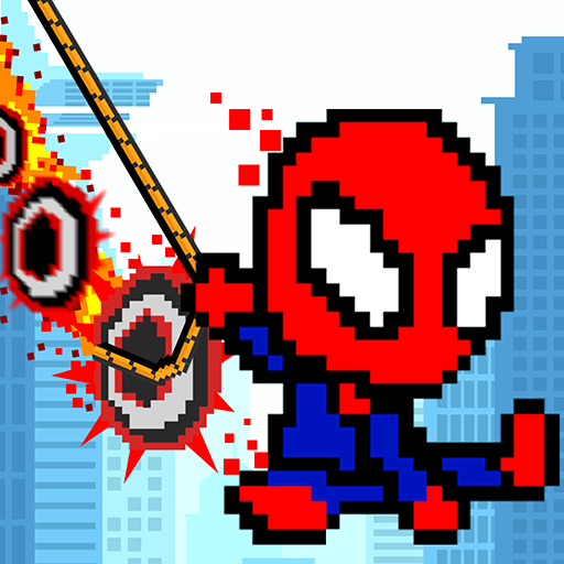 Rope Pixel Master - Rescue Hero Academy for Android/iOS