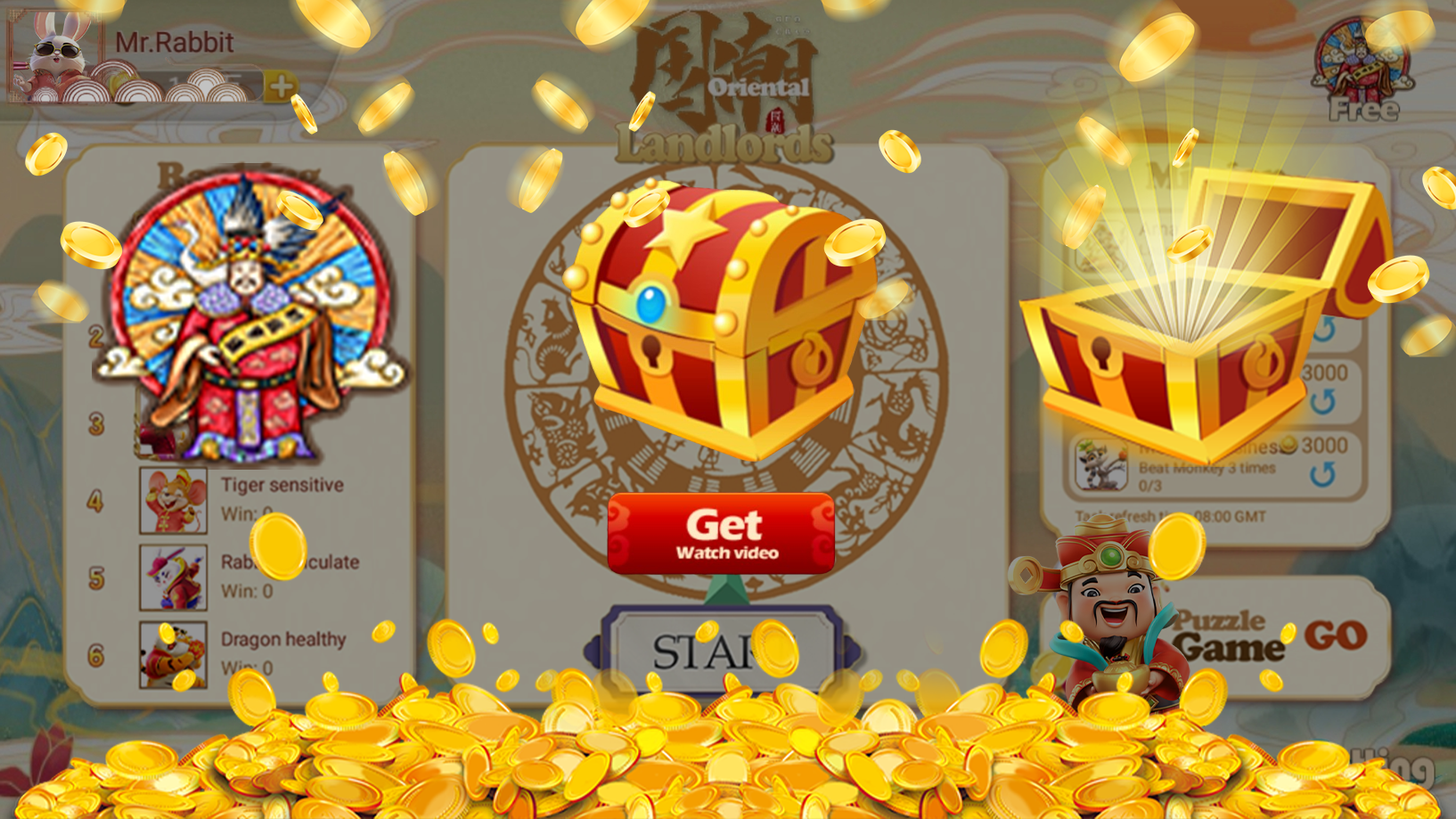 Fortune Card - rabbit win android iOS-TapTap