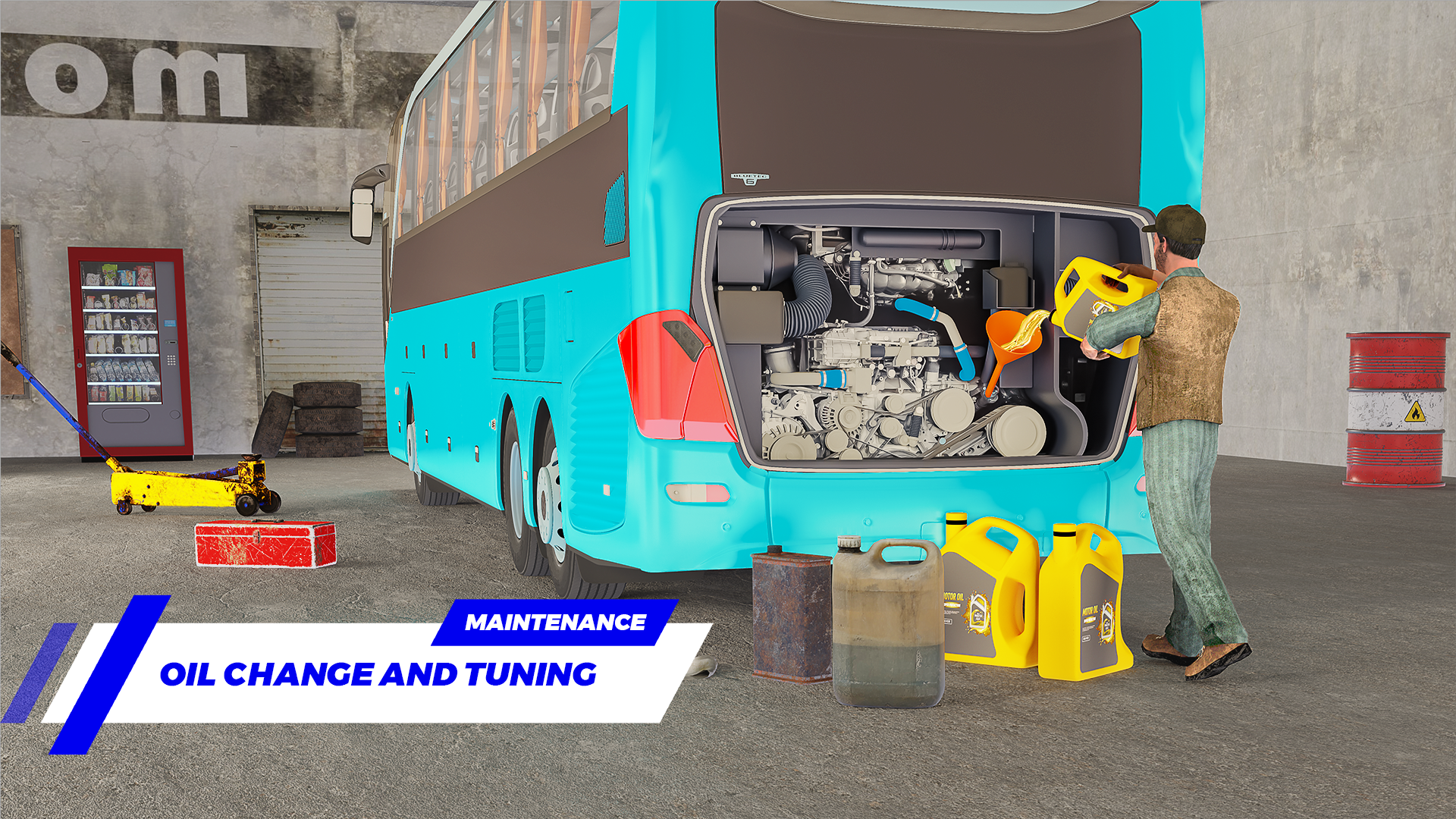 Old Bus Mechanic Simulator android iOS-TapTap