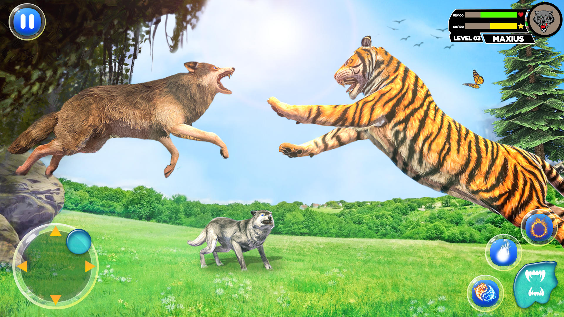 Angry Wild Wolf Simulator Game android iOS-TapTap