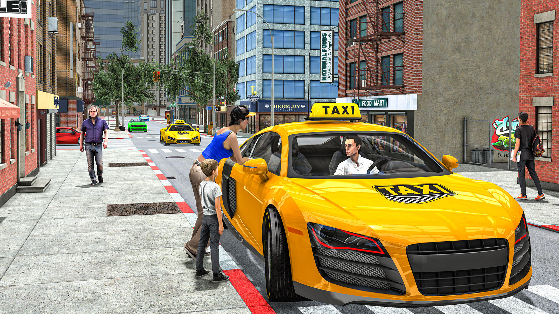 Grand City Taxi : Car Games 3D android iOS pre-register-TapTap