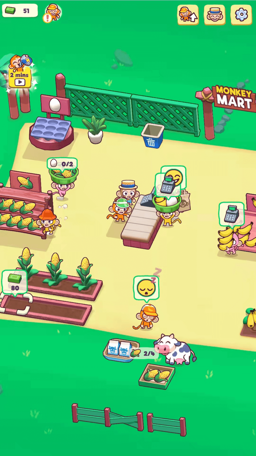 Monkey Mart - monkey games android iOS-TapTap