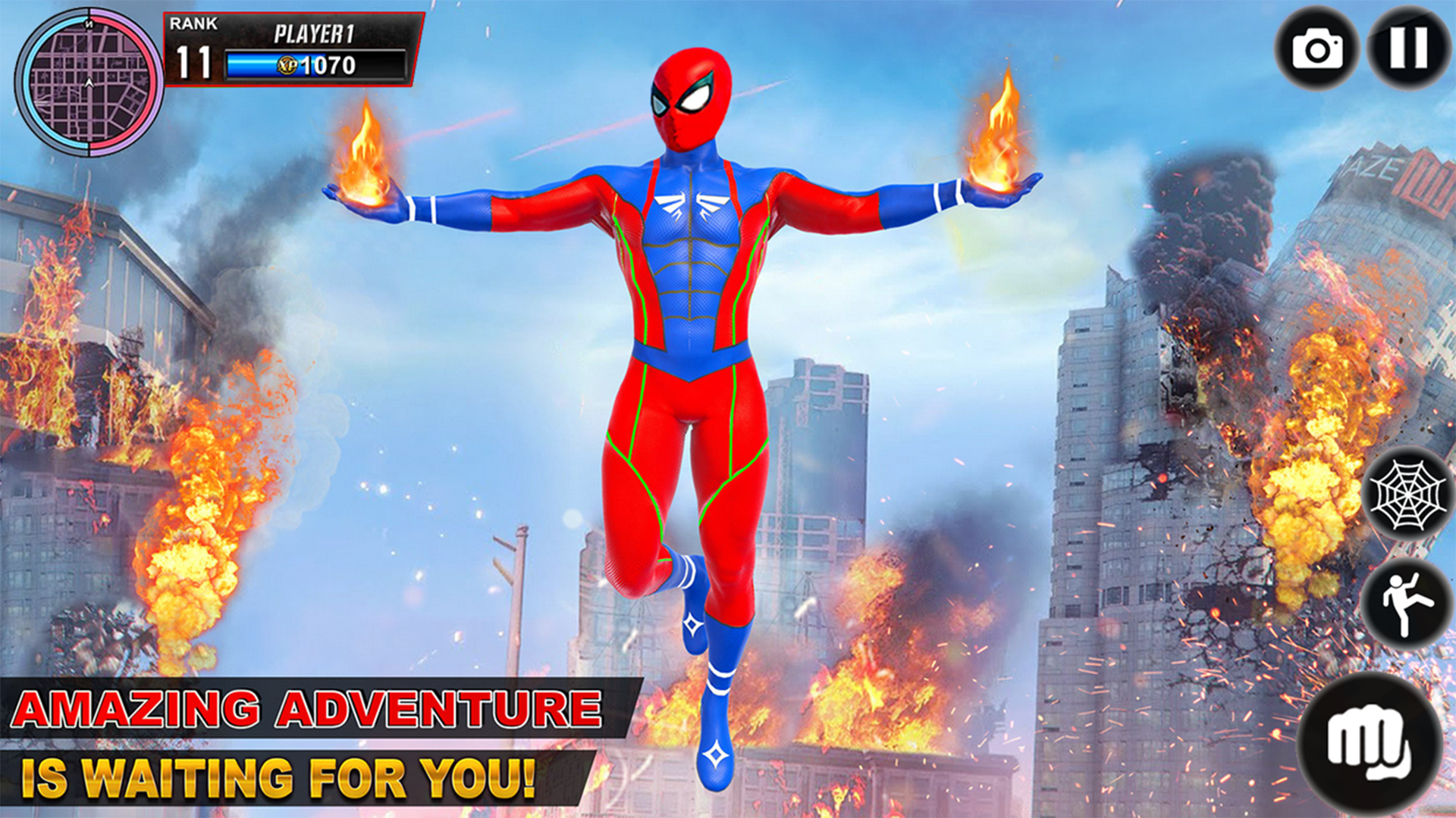 Flying Spider: Superhero Games android iOS apk download for free-TapTap