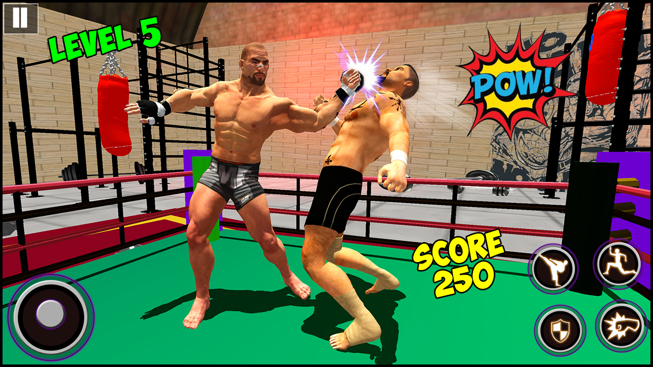 Gym BodyBuilders Fighting game : fight simulator para Android/iOS