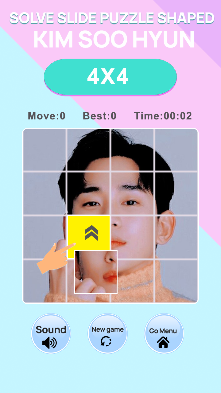 Fun Slide Puzzle Kim Soo Hyun for Android/iOS - TapTap