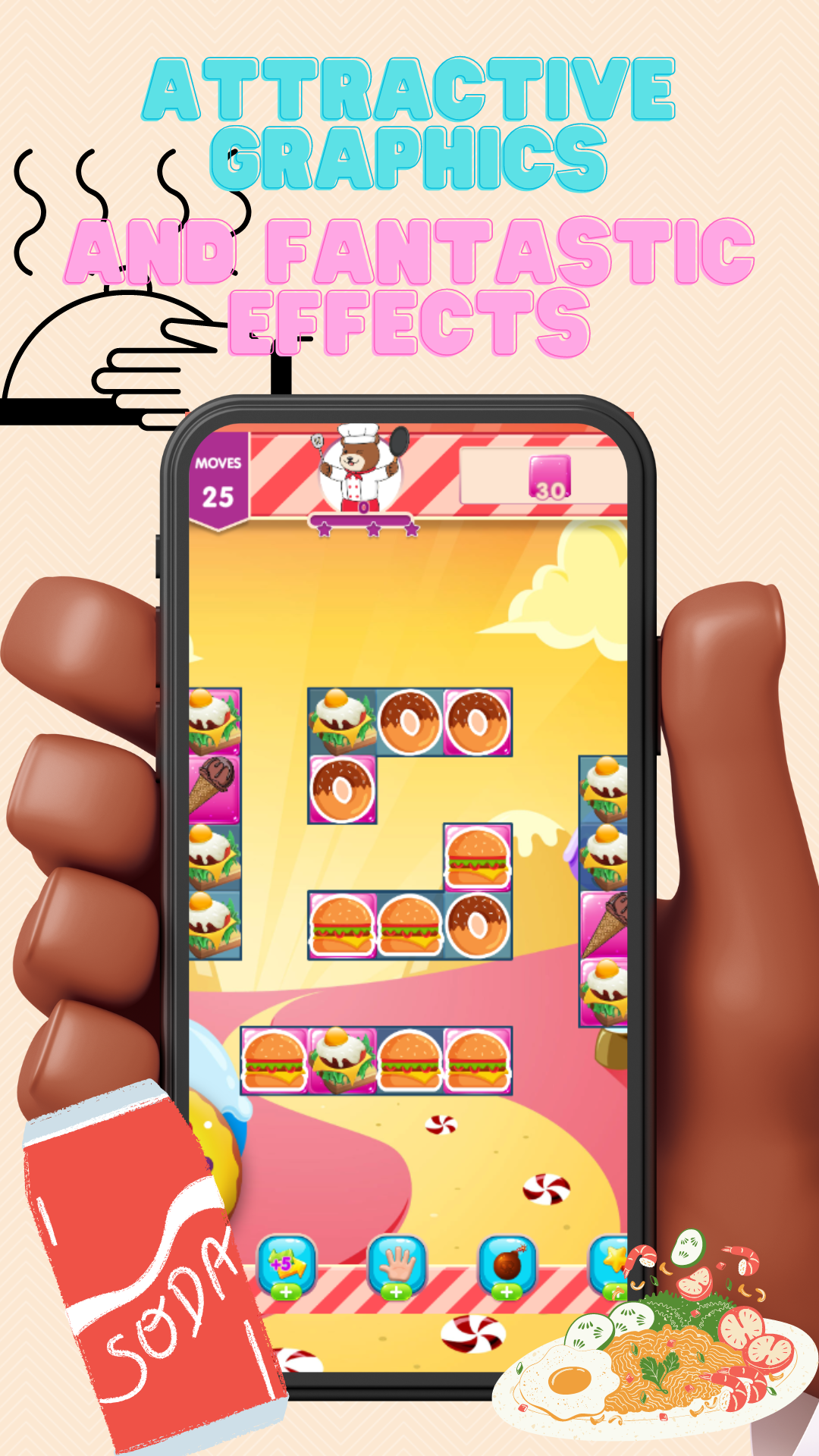 Bear Food Match:3D Fast Foodle for Android/iOS - TapTap