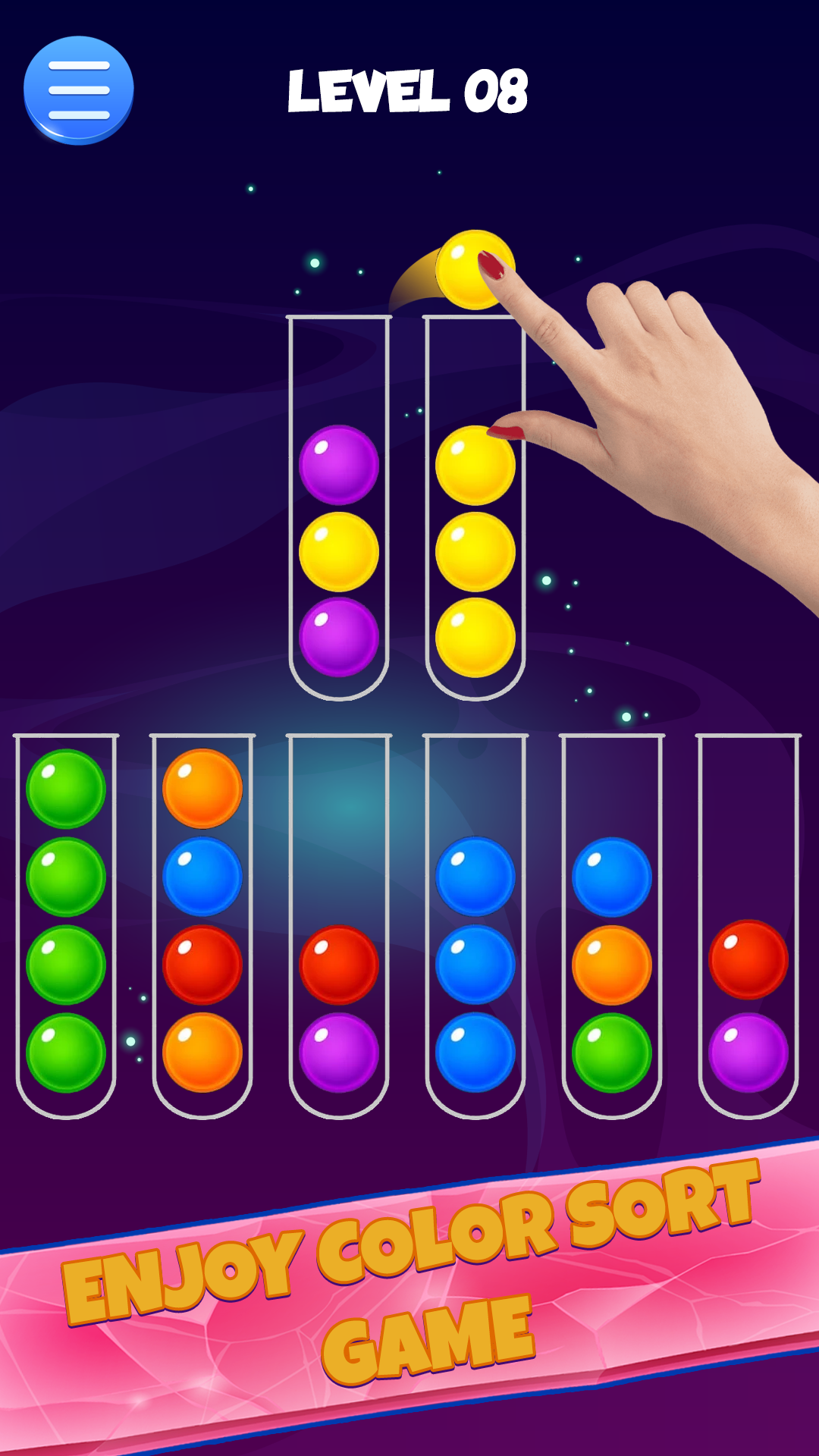 Color Ball Sort android iOS-TapTap