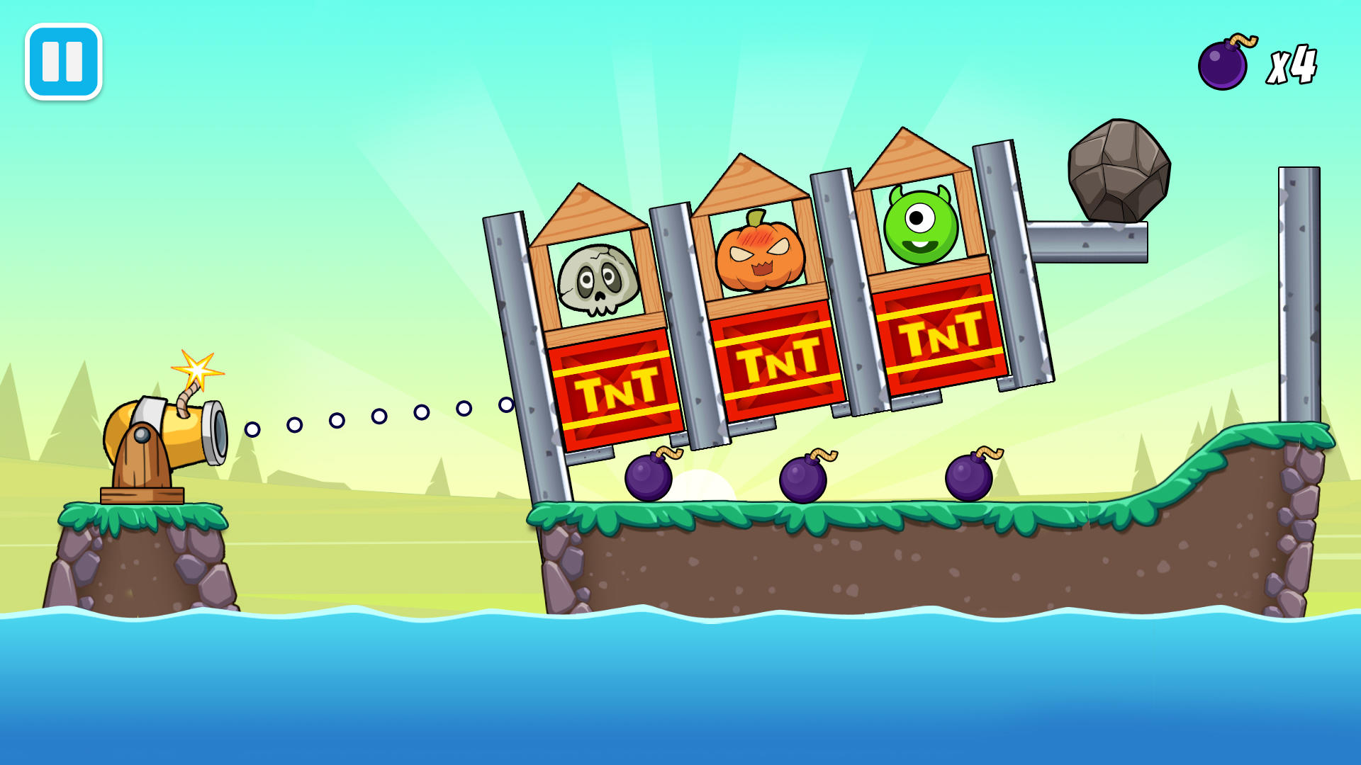 Tricky Traps: Catapult puzzle для Android/iOS - TapTap