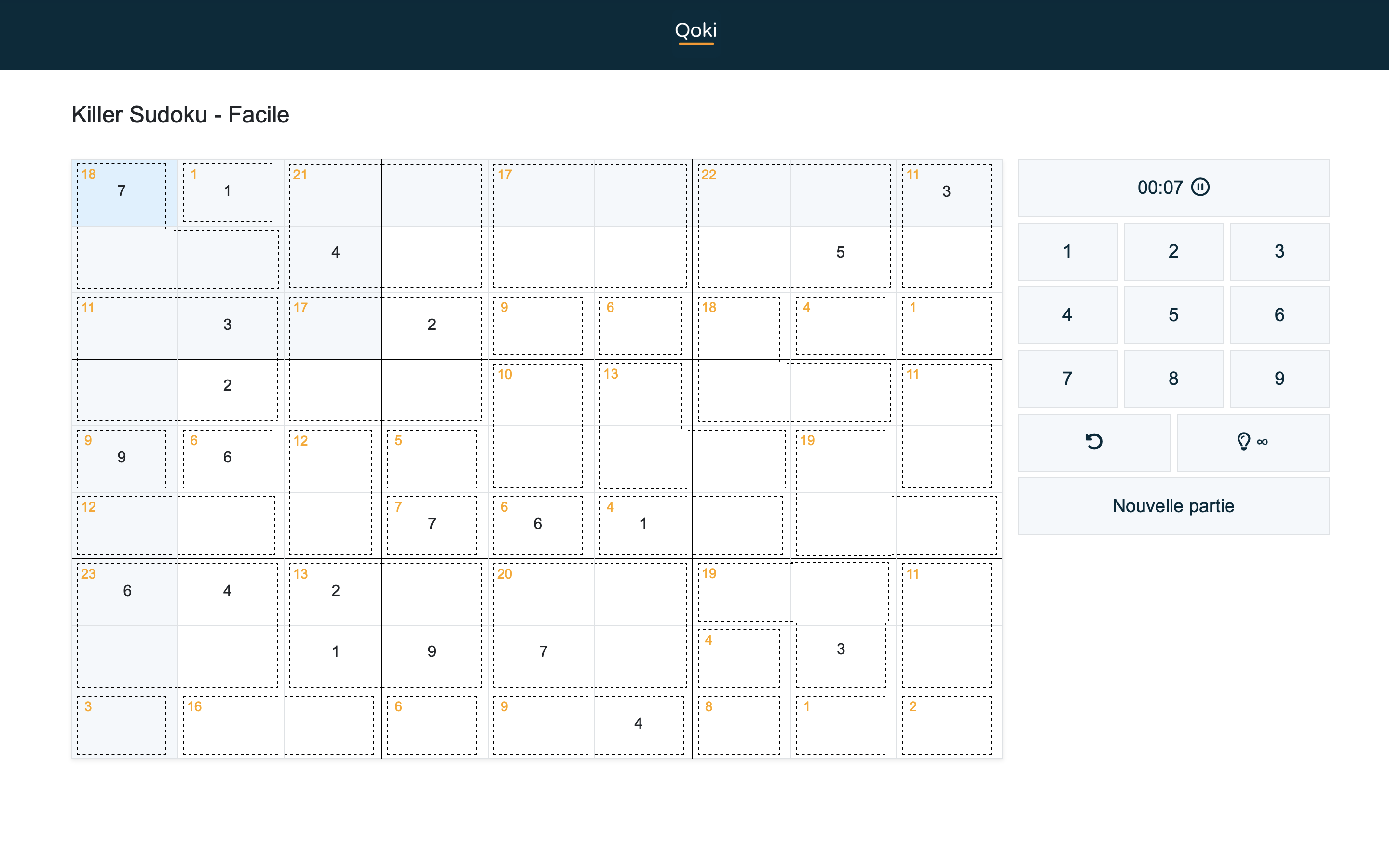 Qoki - Sudoku Killer Calcudoku for Android/iOS - TapTap