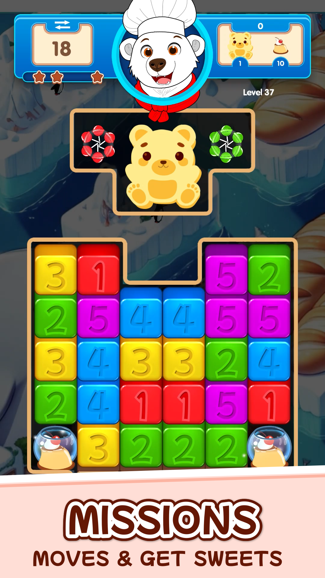 Polar Bear HotSweets Match3 android iOS apk download for free-TapTap
