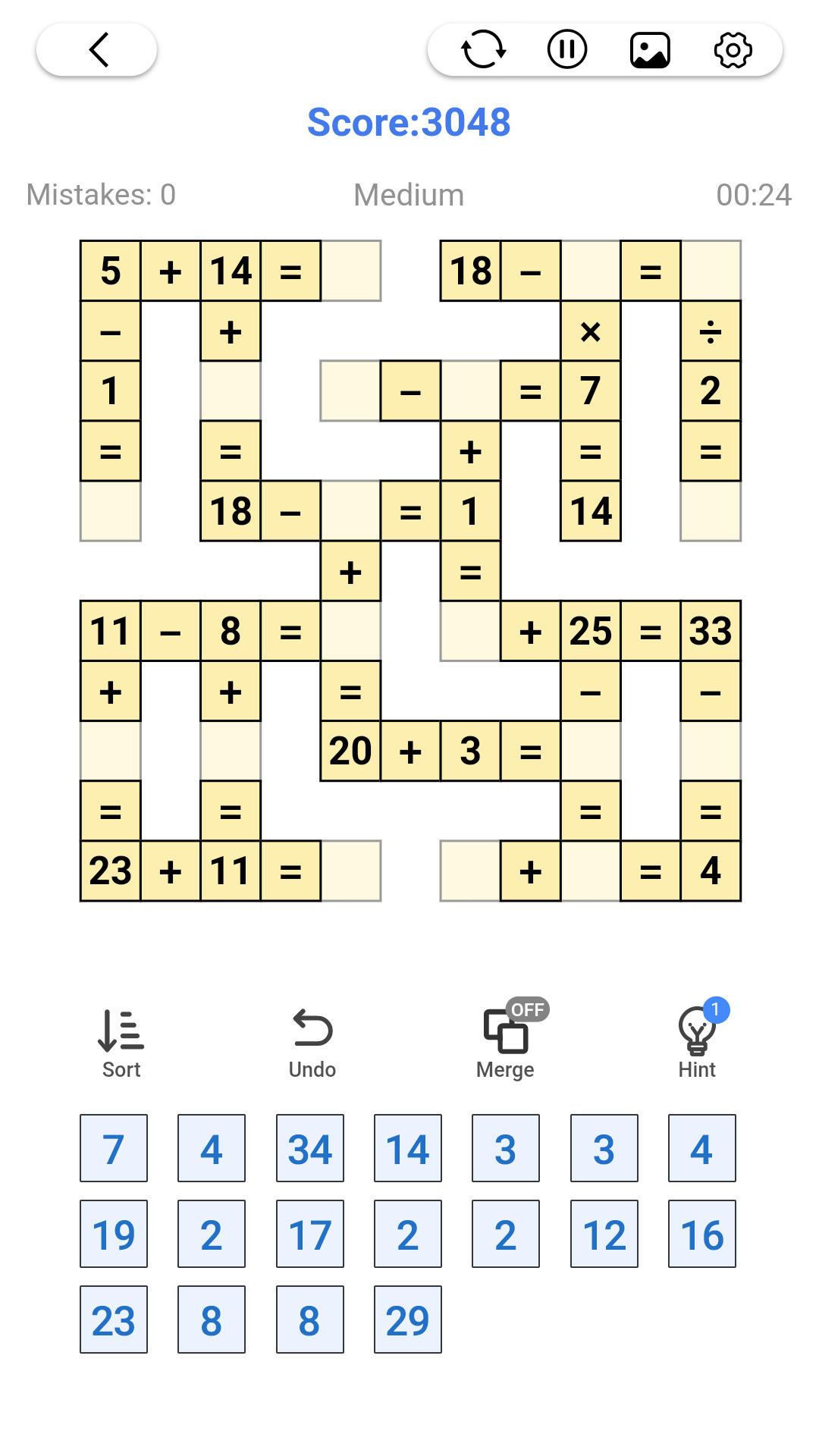 Math Number: Cross Math Puzzle android iOS apk download for free-TapTap