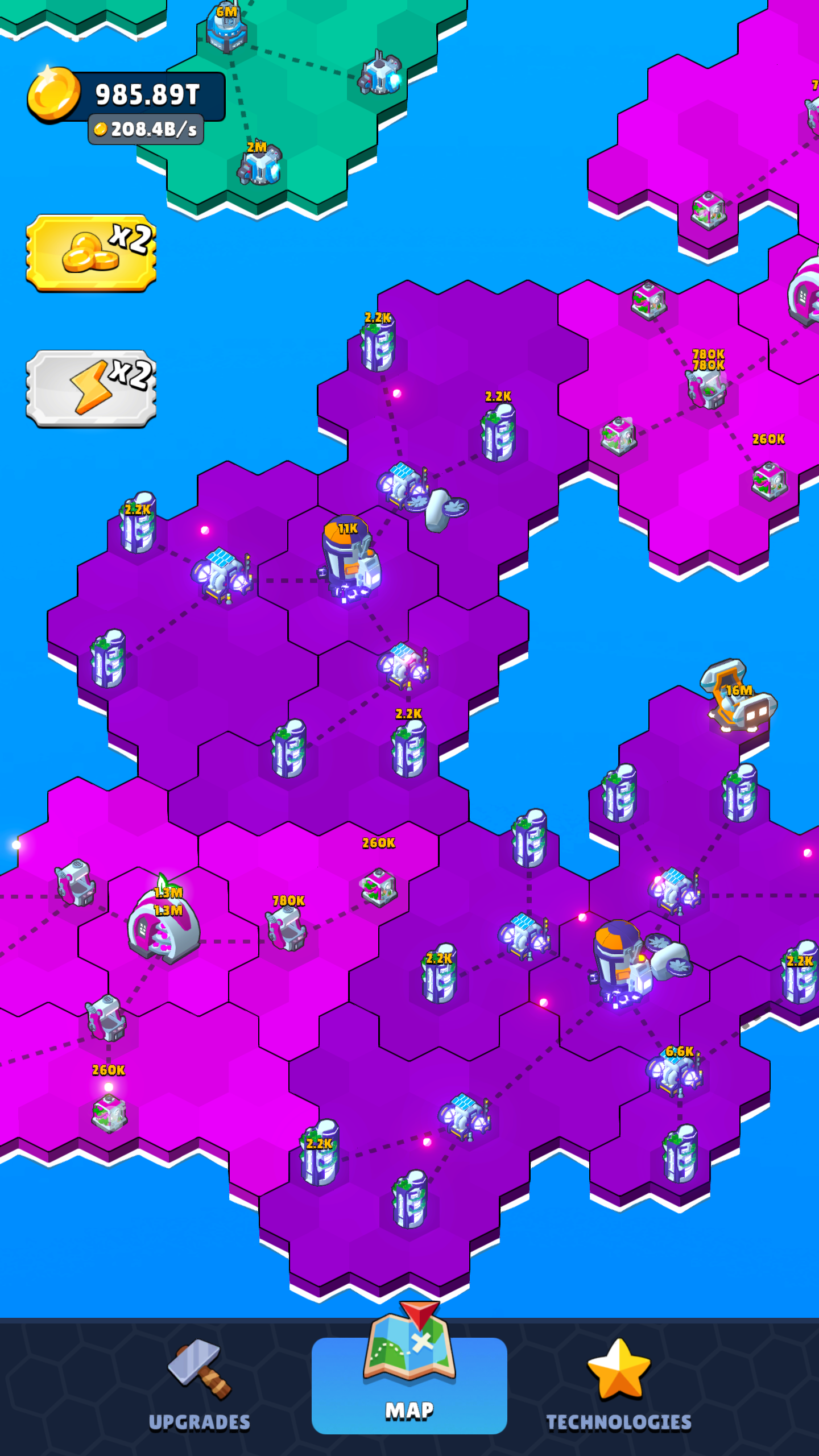 Hex Ville Idle Factory Clicker android iOS apk download for free-TapTap