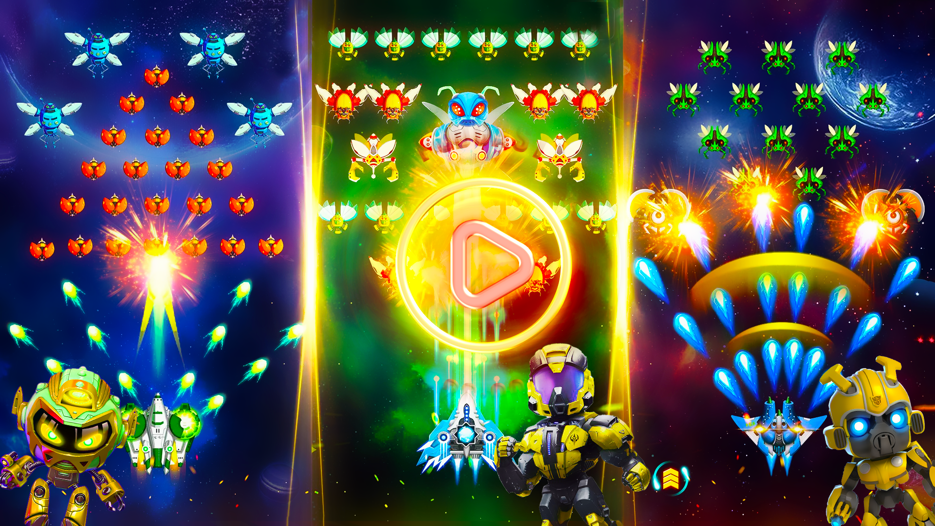Space War: Sky Invader Attack android iOS-TapTap