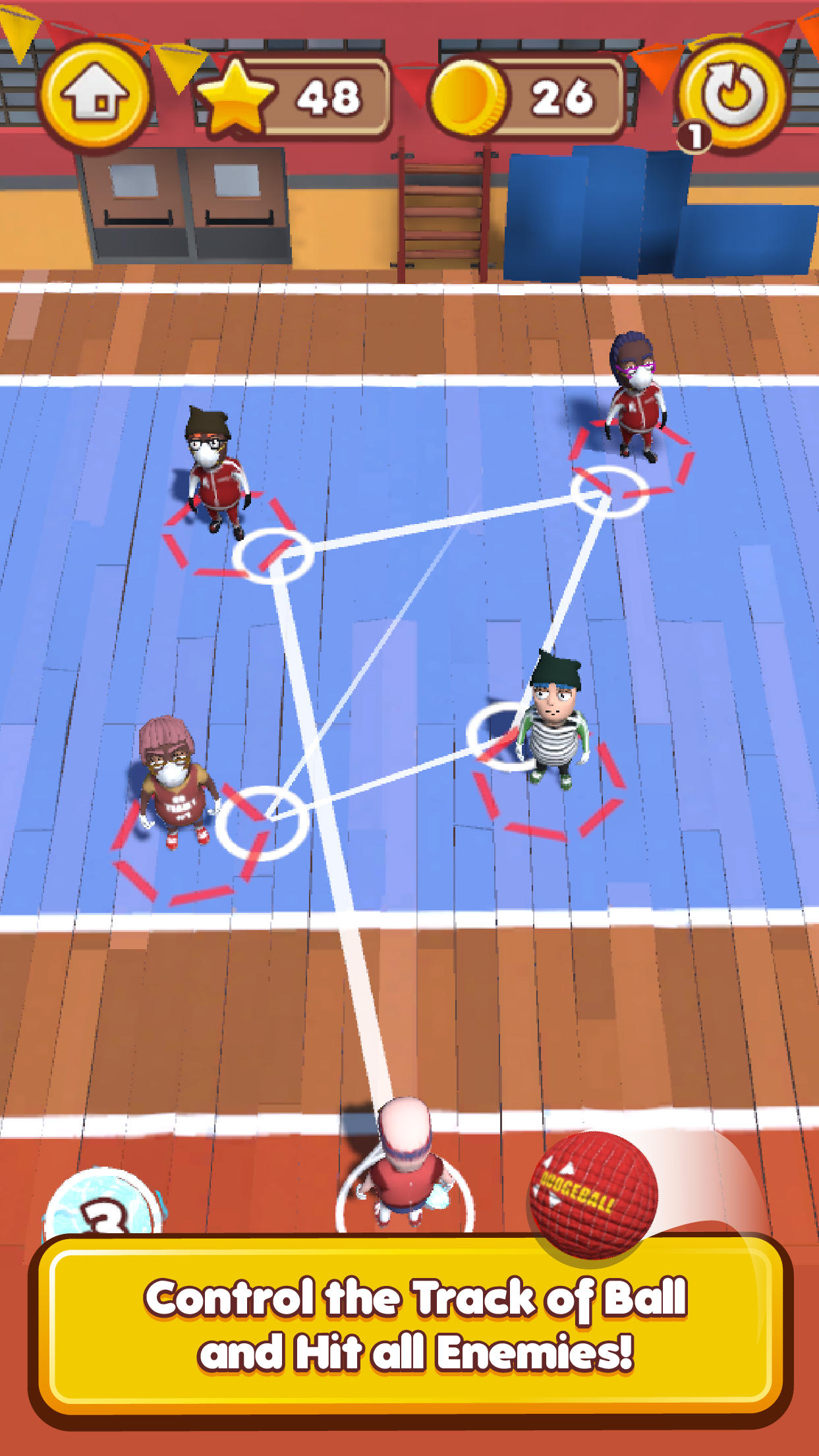 Dodgeball Master 3D android iOS-TapTap