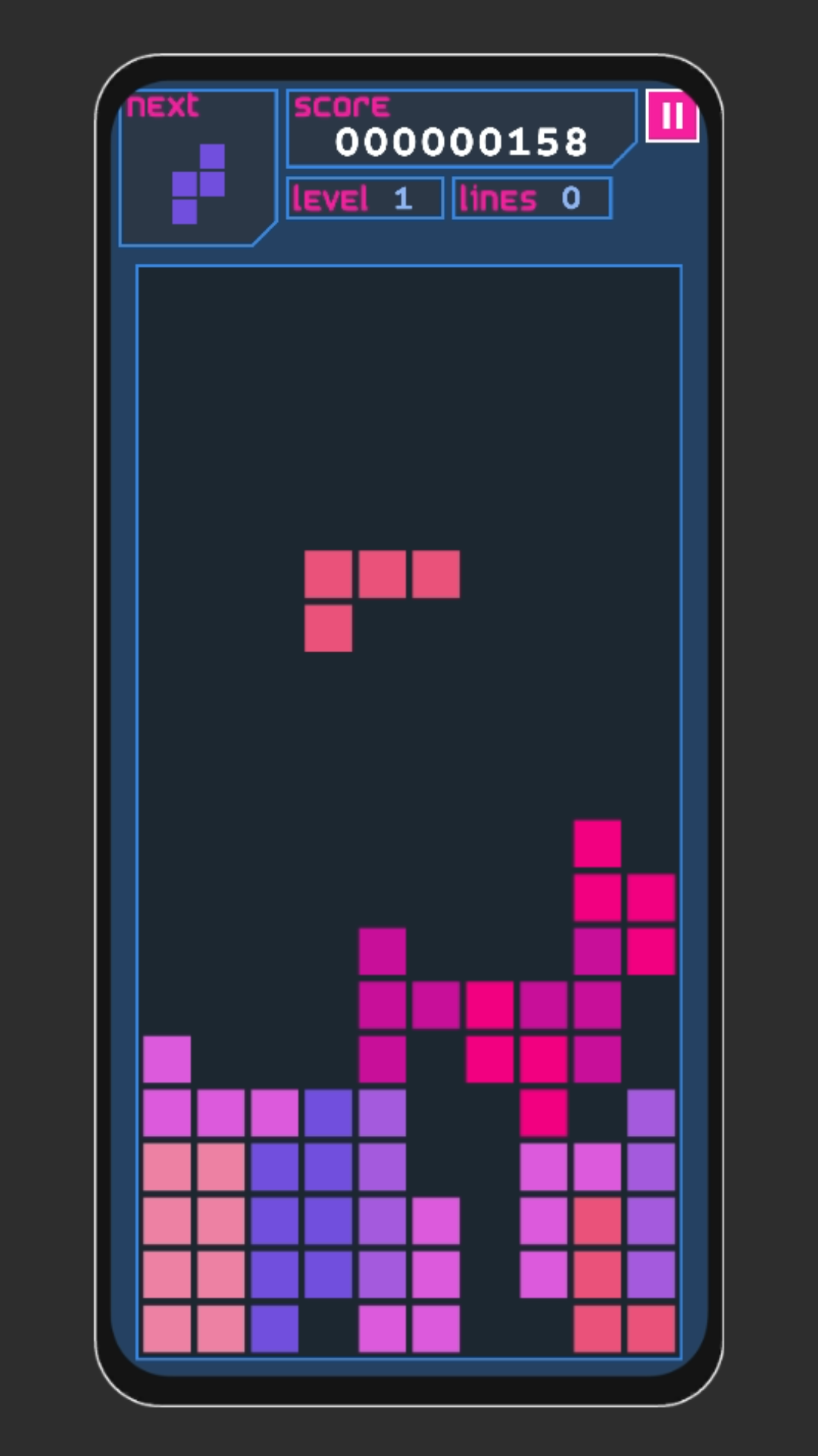 Neon Tetris android iOS-TapTap