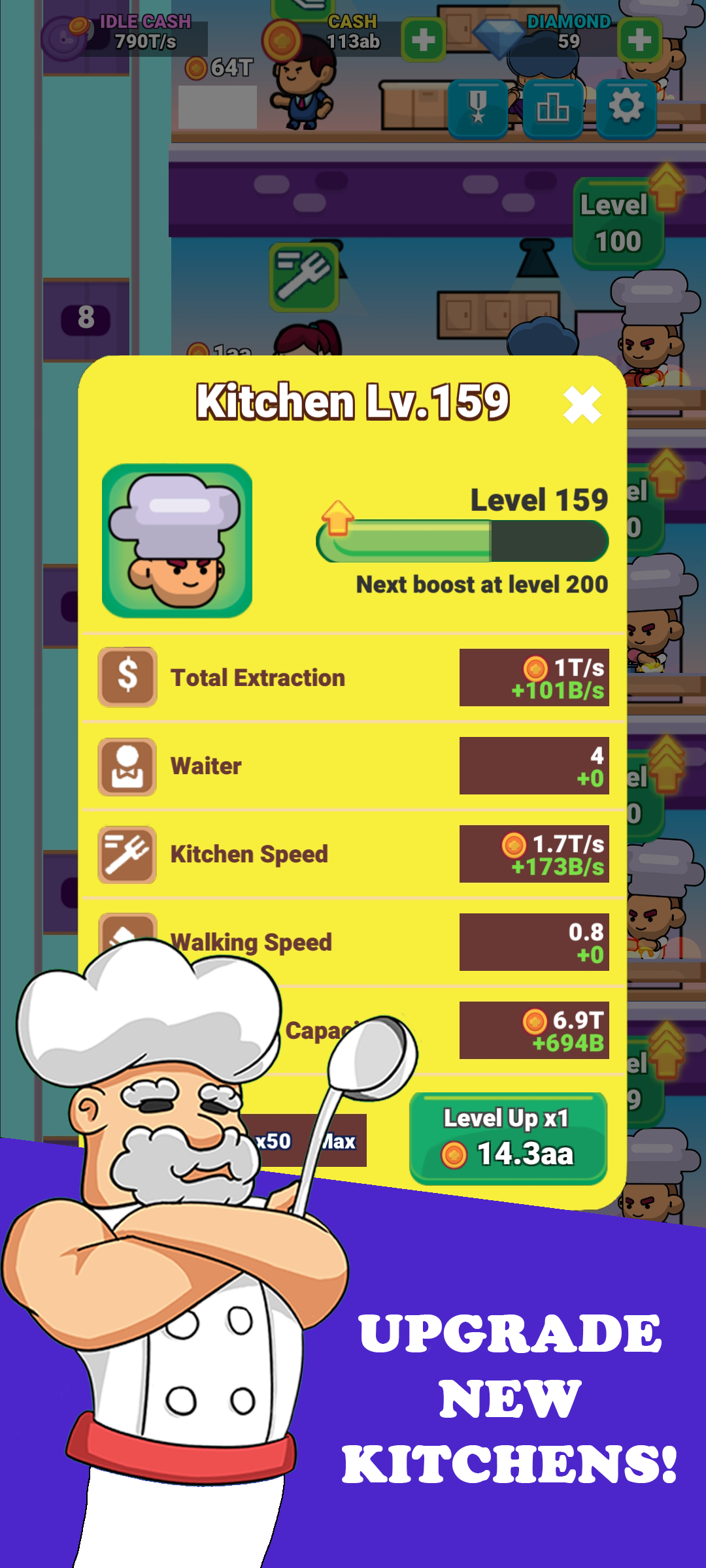 Idle Kitchen Tycoon android iOS apk download for free-TapTap