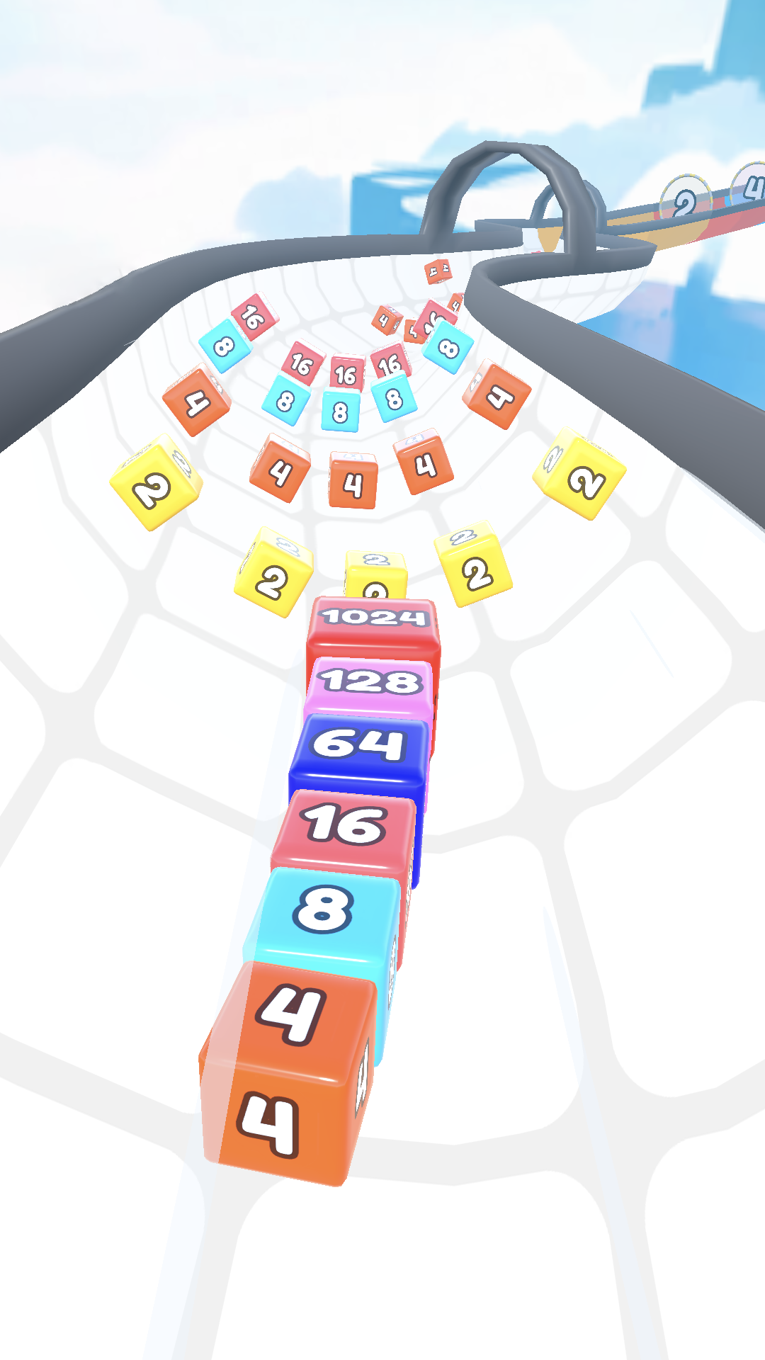 Jelly Tube Run 2048 android iOS apk download for free-TapTap