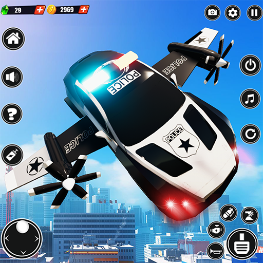 Flying Police Car Simulator 3D for Android/iOS - TapTap